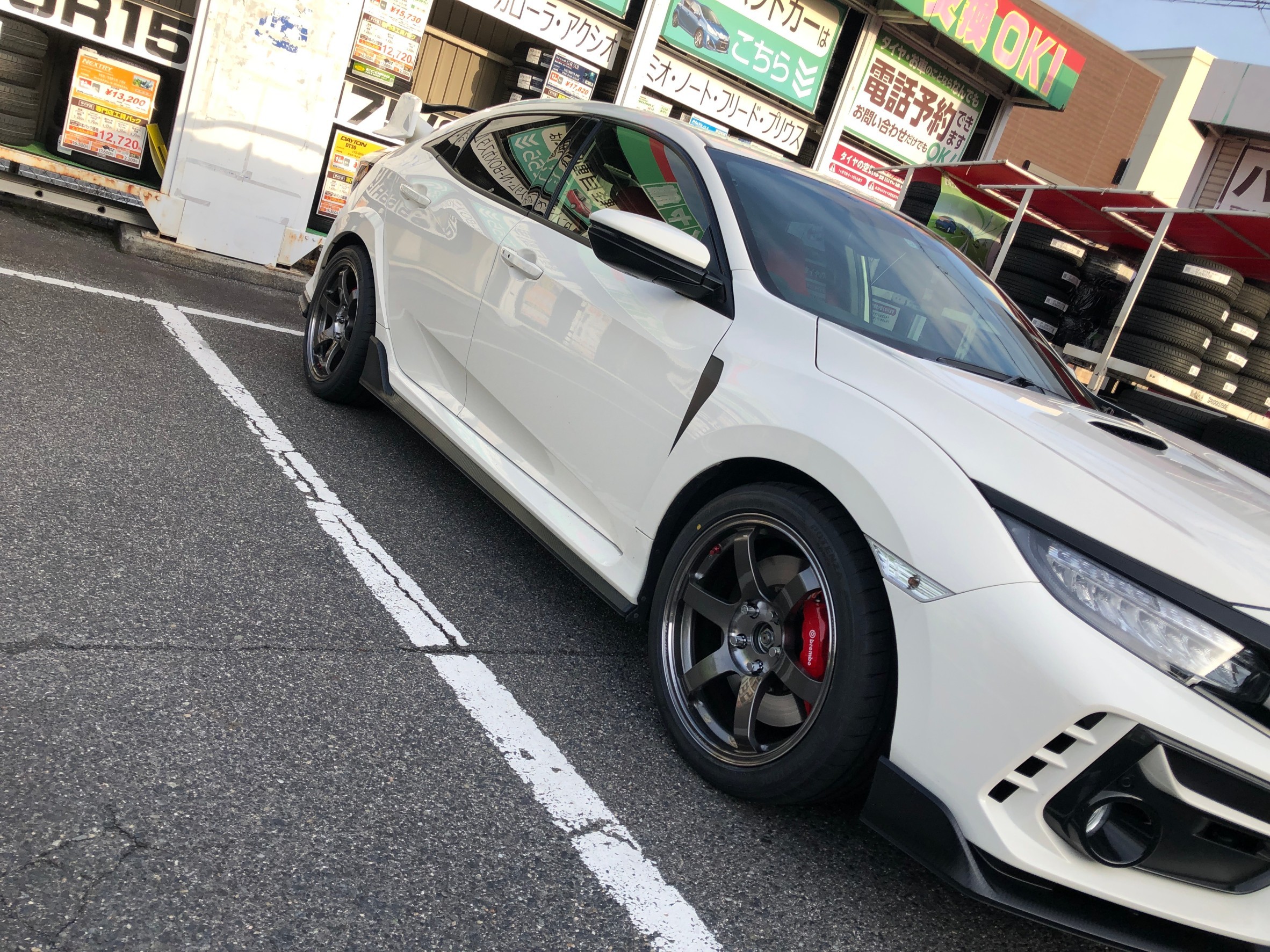〈HONDA CIVIC TYPE R〉TE37 SAGA SL取付 | 店舗おススメ情報 | タイヤ館 可部（広島県）