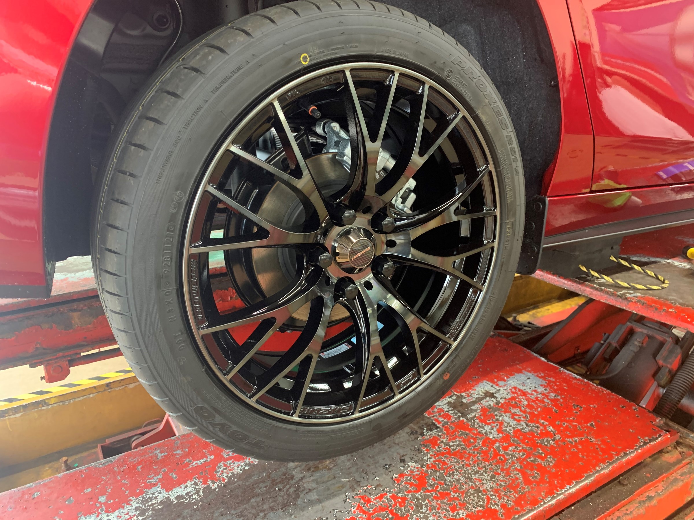 マツダ MAZDA3 WEDS SA20R アルミホイール交換 | 店舗おススメ情報 | タイヤ館 酒田（山形県）