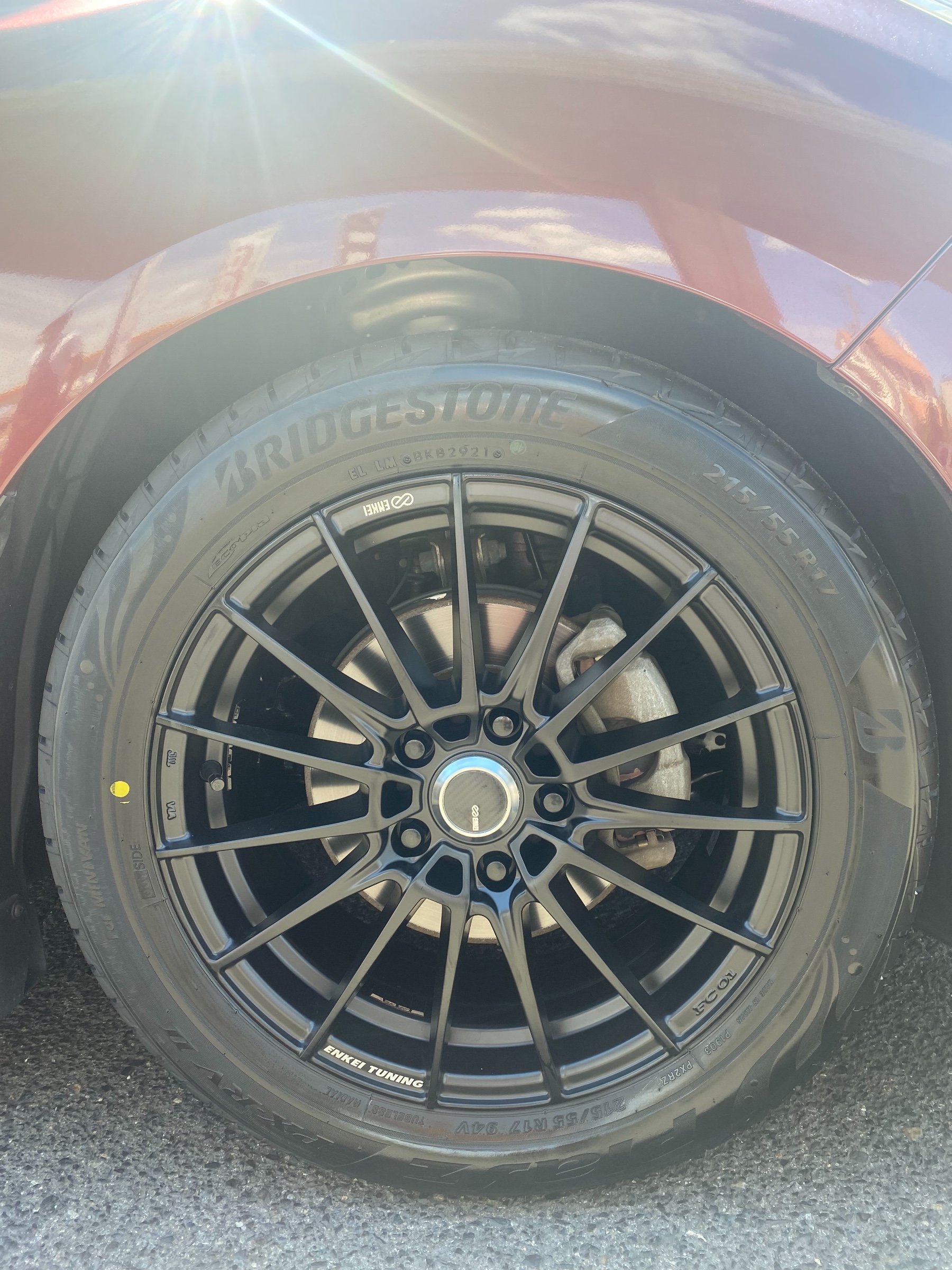 エンケイFC01取り付け！！！ | 店舗おススメ情報 | タイヤ館 高松（香川県）