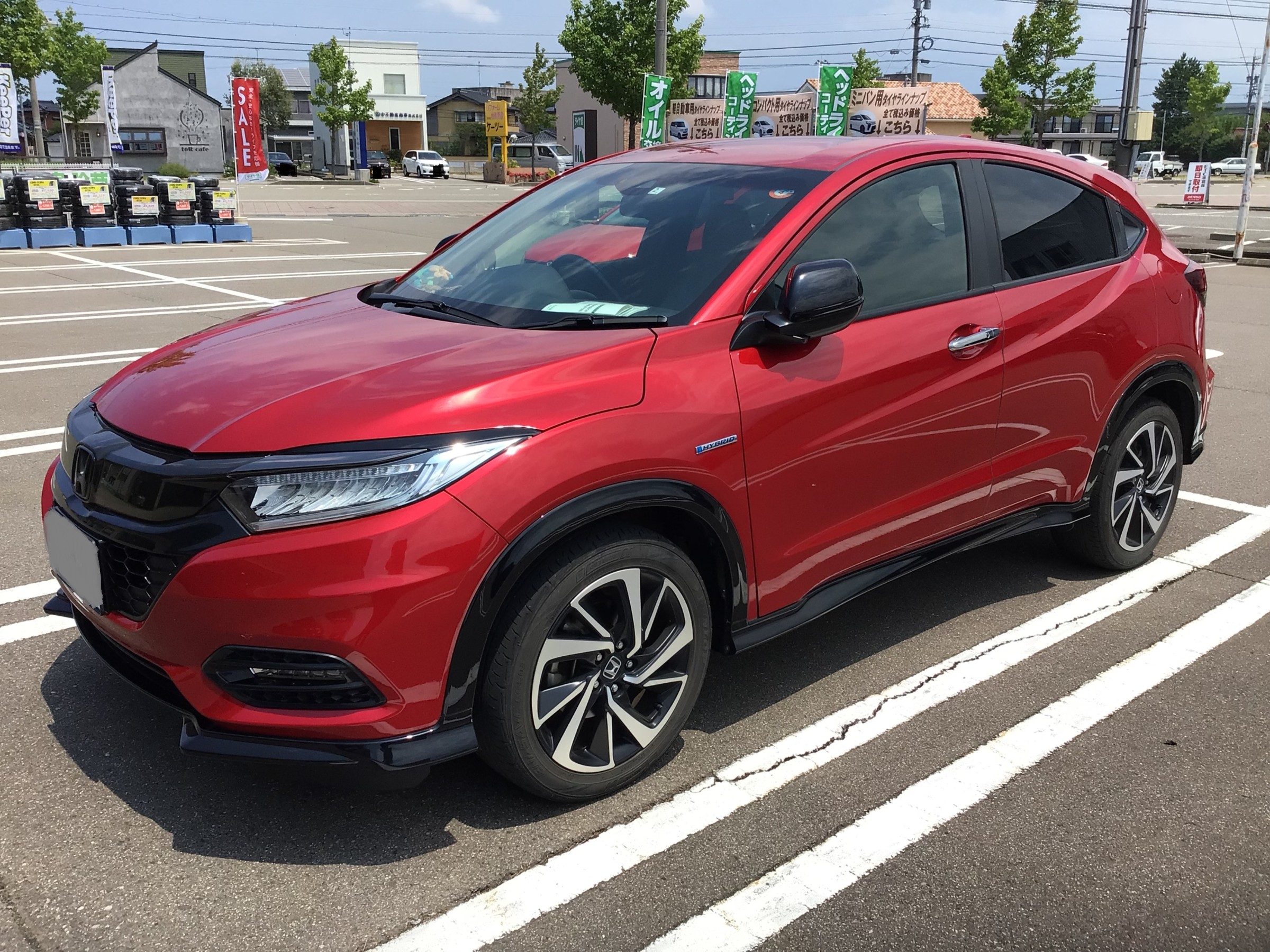 ホンダ ヴェゼル DAA-RU4 ドライブレコーダー取付 | 店舗おススメ情報 | タイヤ館 コマツ（石川県）