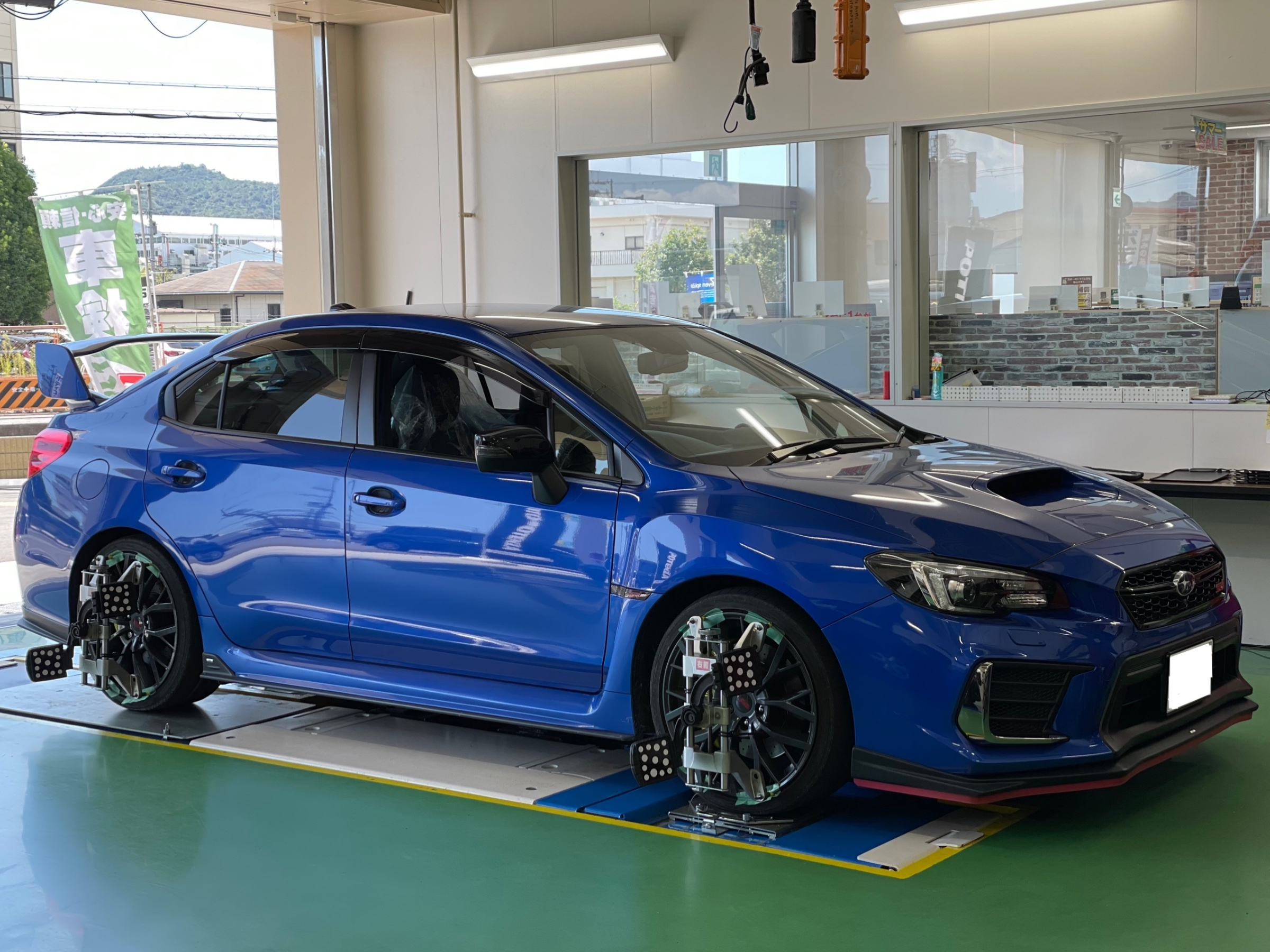 スバル WRX STI VAB アライメント調整 | タイヤ タイヤ・ホイール関連 > 4輪トータルアライメント調整 | サービス事例 ...