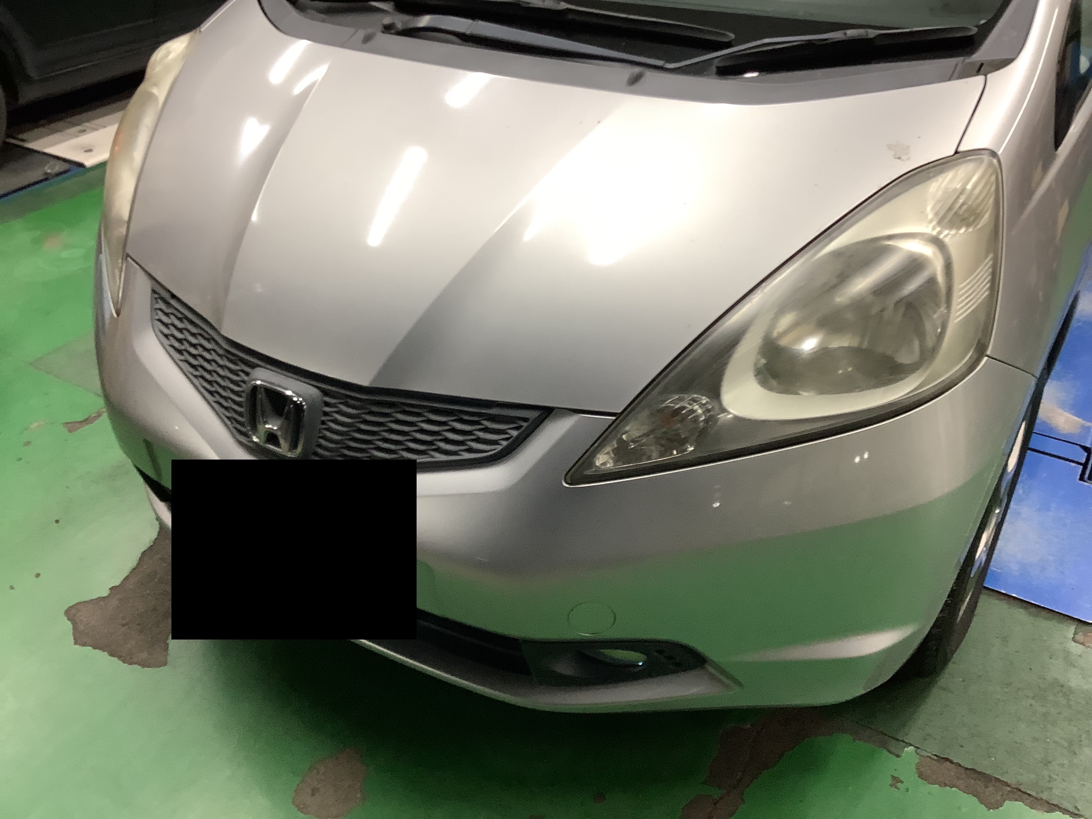 HONDA フィット GE6 ヘッドライトコーティング | 店舗おススメ情報 | タイヤ館 122鳩ヶ谷（埼玉県）