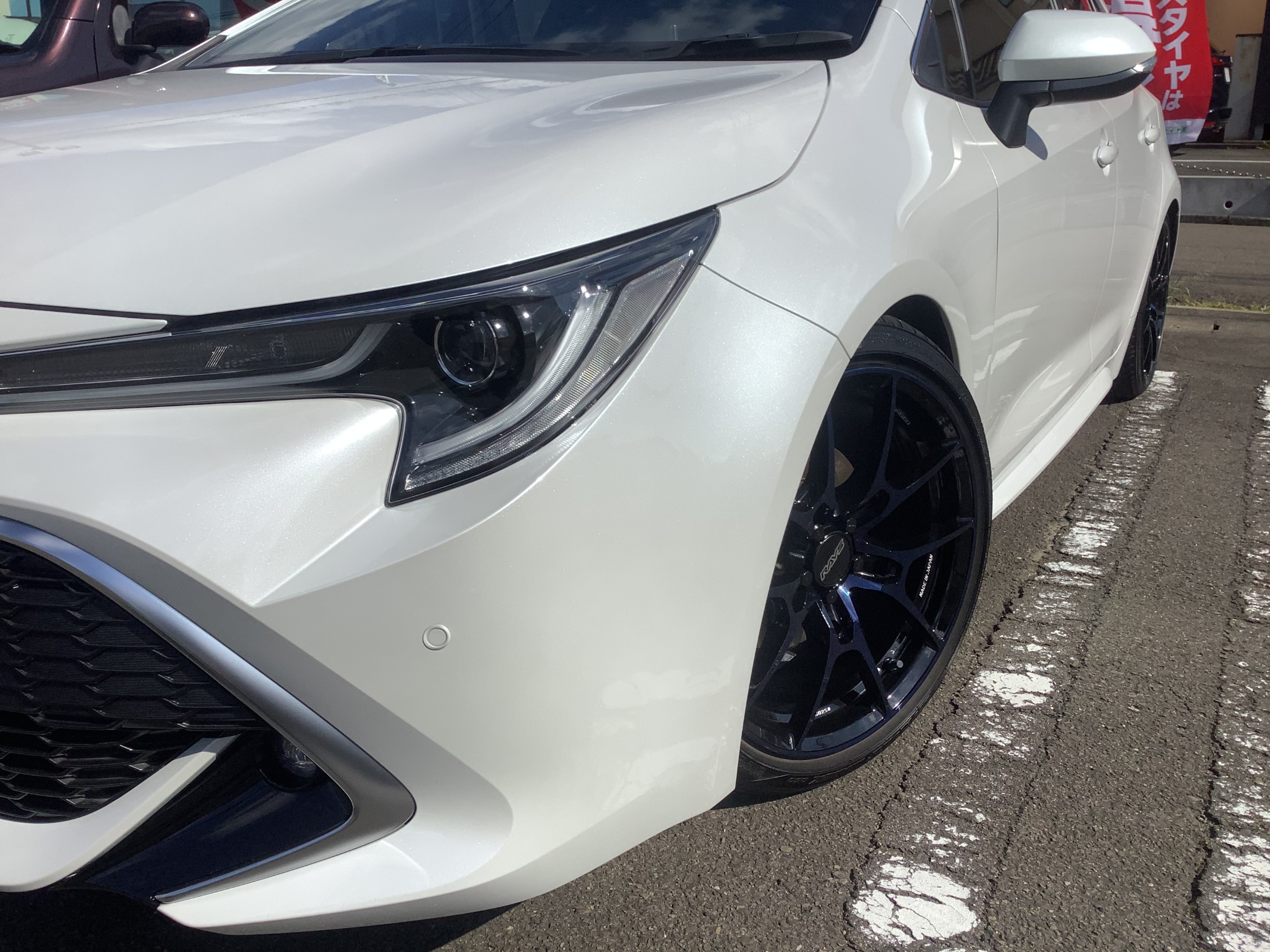RAYS ”VOLK RACING G025” カローラスポーツ装着 | 店舗おススメ情報 | タイヤ館 中山（宮城県）