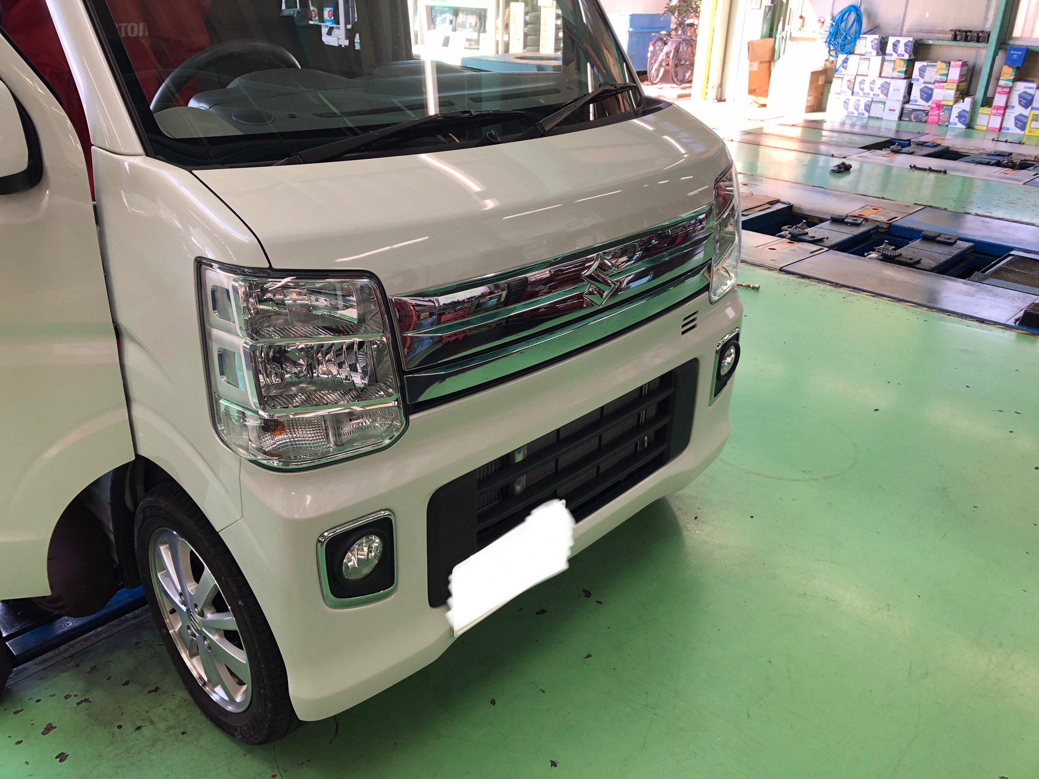 DA17WエヴリイワゴンにTEIN フレックスZ取り付け♪ | 店舗おススメ情報 | タイヤ館 東大阪（大阪府）