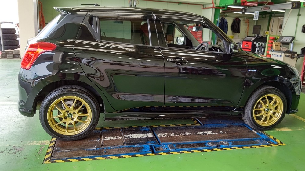 PF01 スイフトに取付 | 店舗おススメ情報 | タイヤ館 倉吉