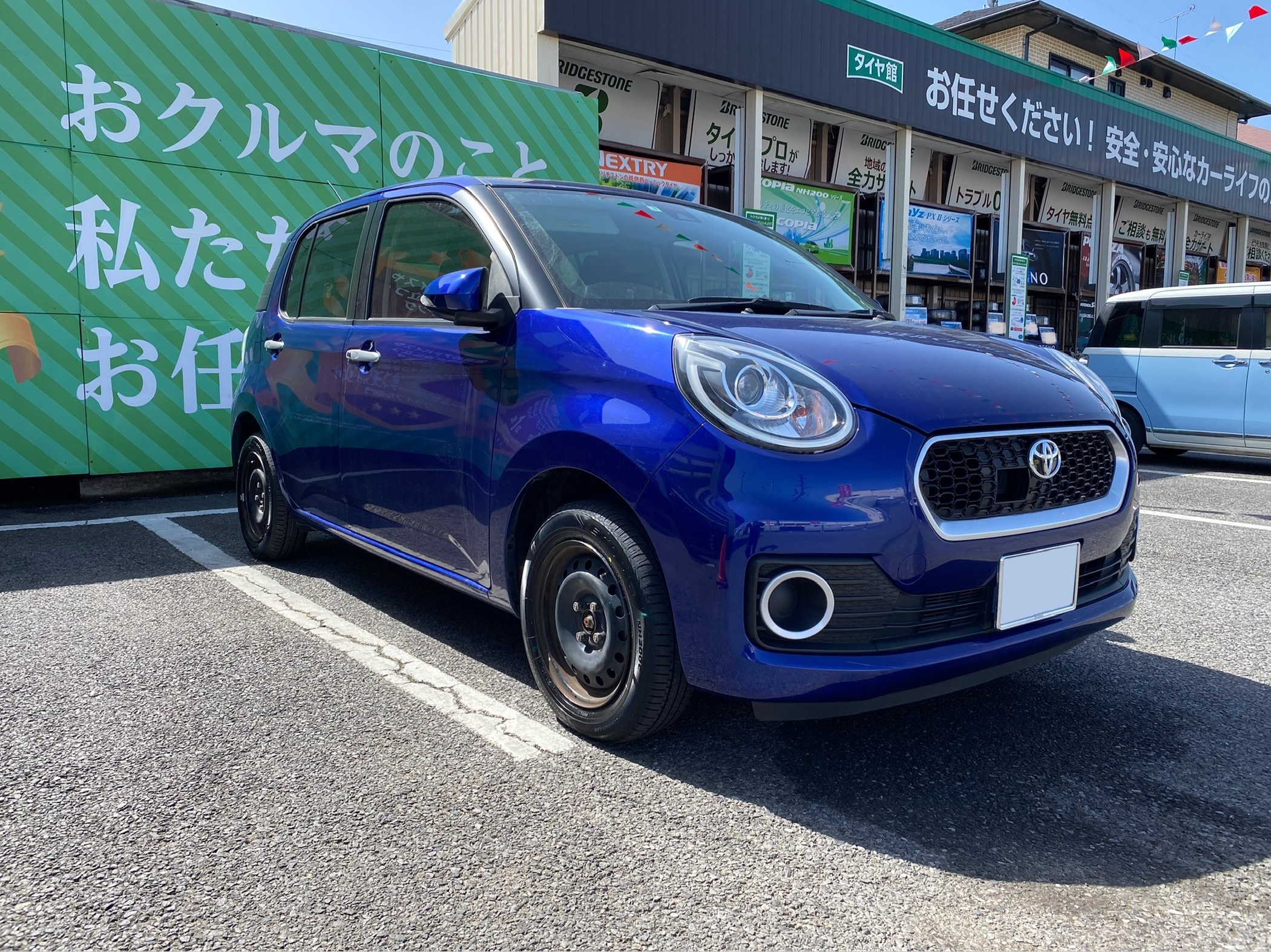 【トヨタ・パッソ・5BA-M700A】タイヤ交換 | 店舗おススメ情報 | タイヤ館 うしく上柏田（茨城県）