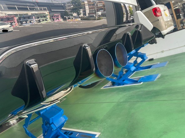 このサウンド,,このテールの焼色,,惚れます。。ホンダシビックFK7 HKSエキゾーストマフラー | 店舗おススメ情報 | タイヤ館 鹿児島