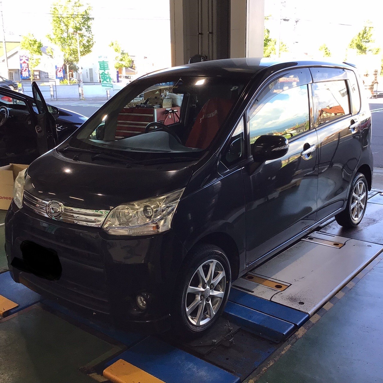 ダイハツ ムーヴ DBA-LA100S 夏タイヤ新品交換 エコピアNH200C | 店舗おススメ情報 | タイヤ館 コマツ（石川県）