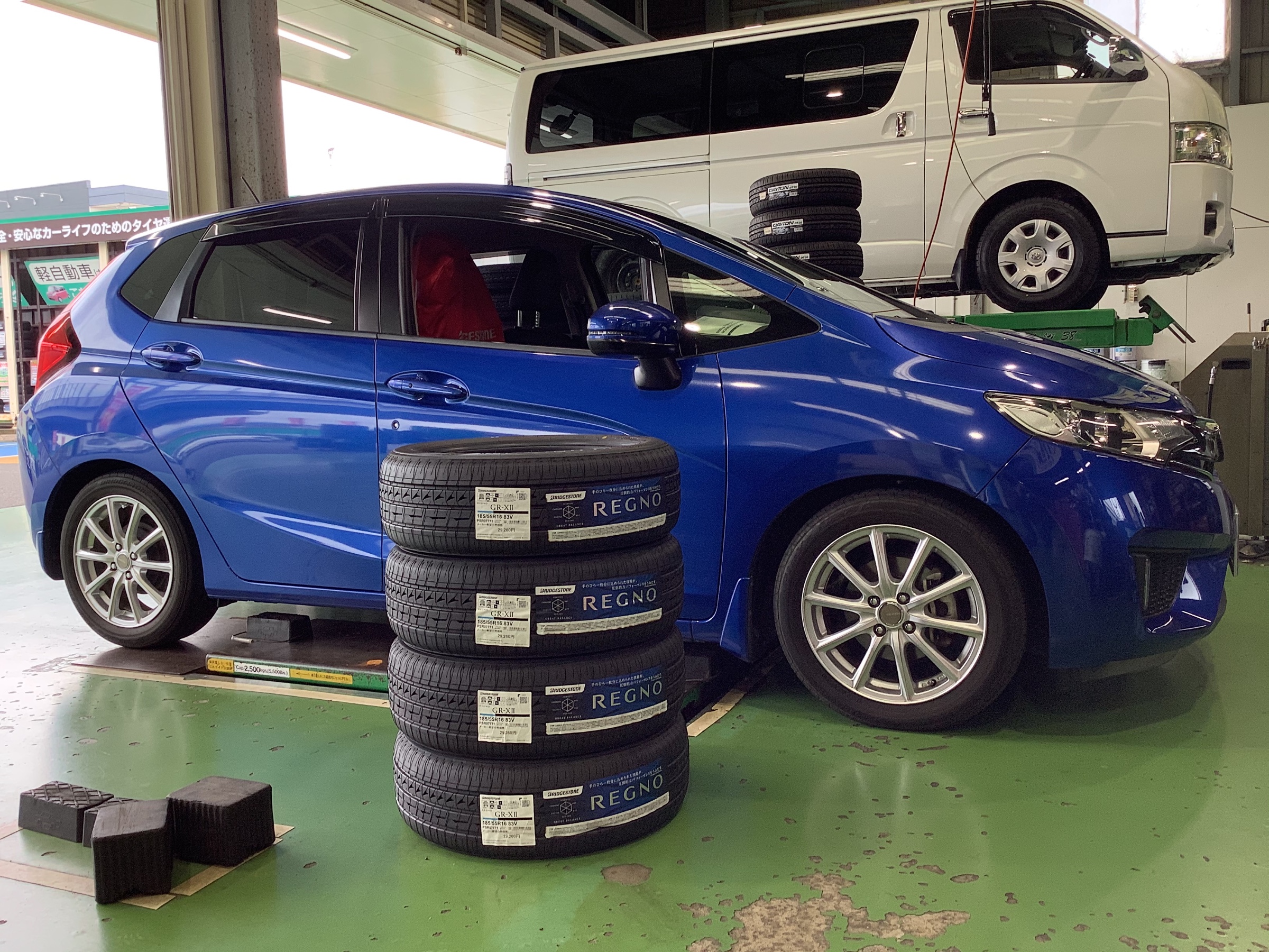 タイヤ交換 アライメント調整 フィット DBA-GK5 | 店舗おススメ情報 | タイヤ館 次郎丸（福岡県）