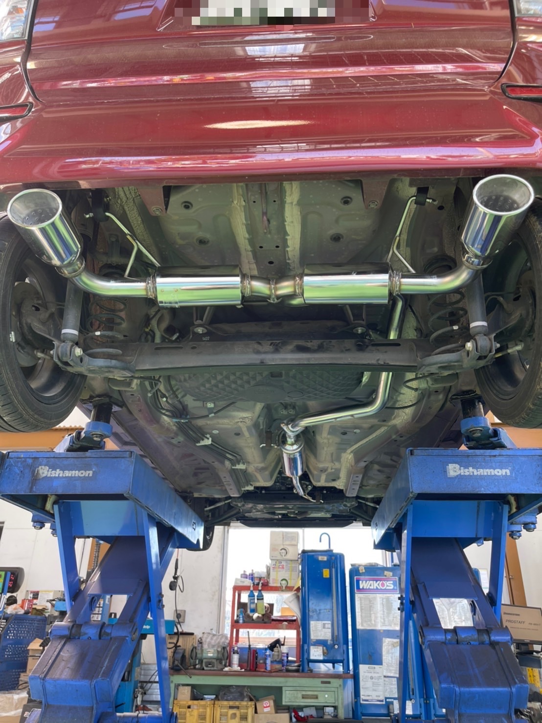 【ダイハツ LA650S タントカスタム】マフラー交換です！ | 店舗おススメ情報 | タイヤ館 阿見（茨城県）