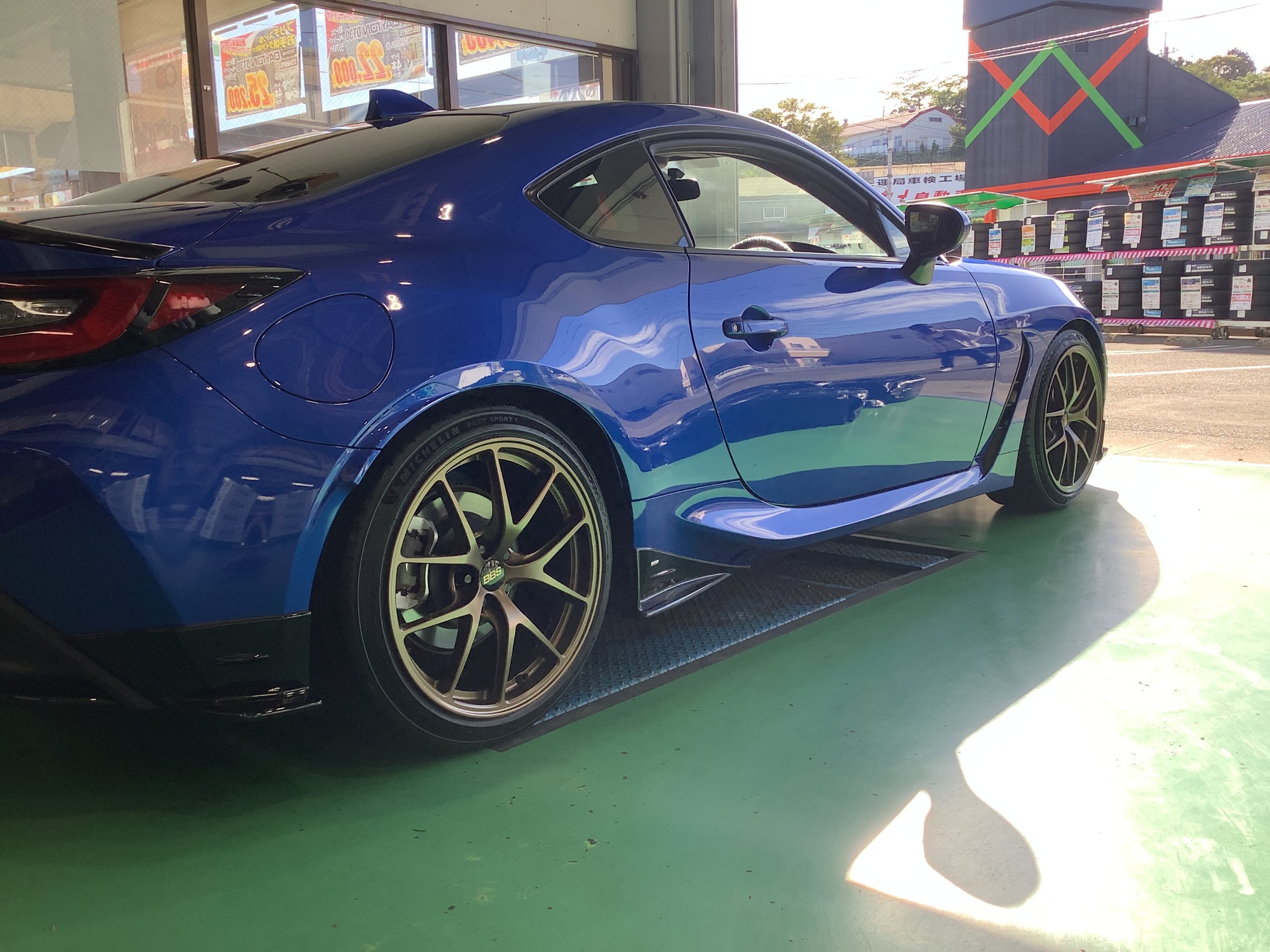 BRZ（ZD8） BBSホイールへ！！ | 店舗おススメ情報 | タイヤ館 諫早（長崎県）