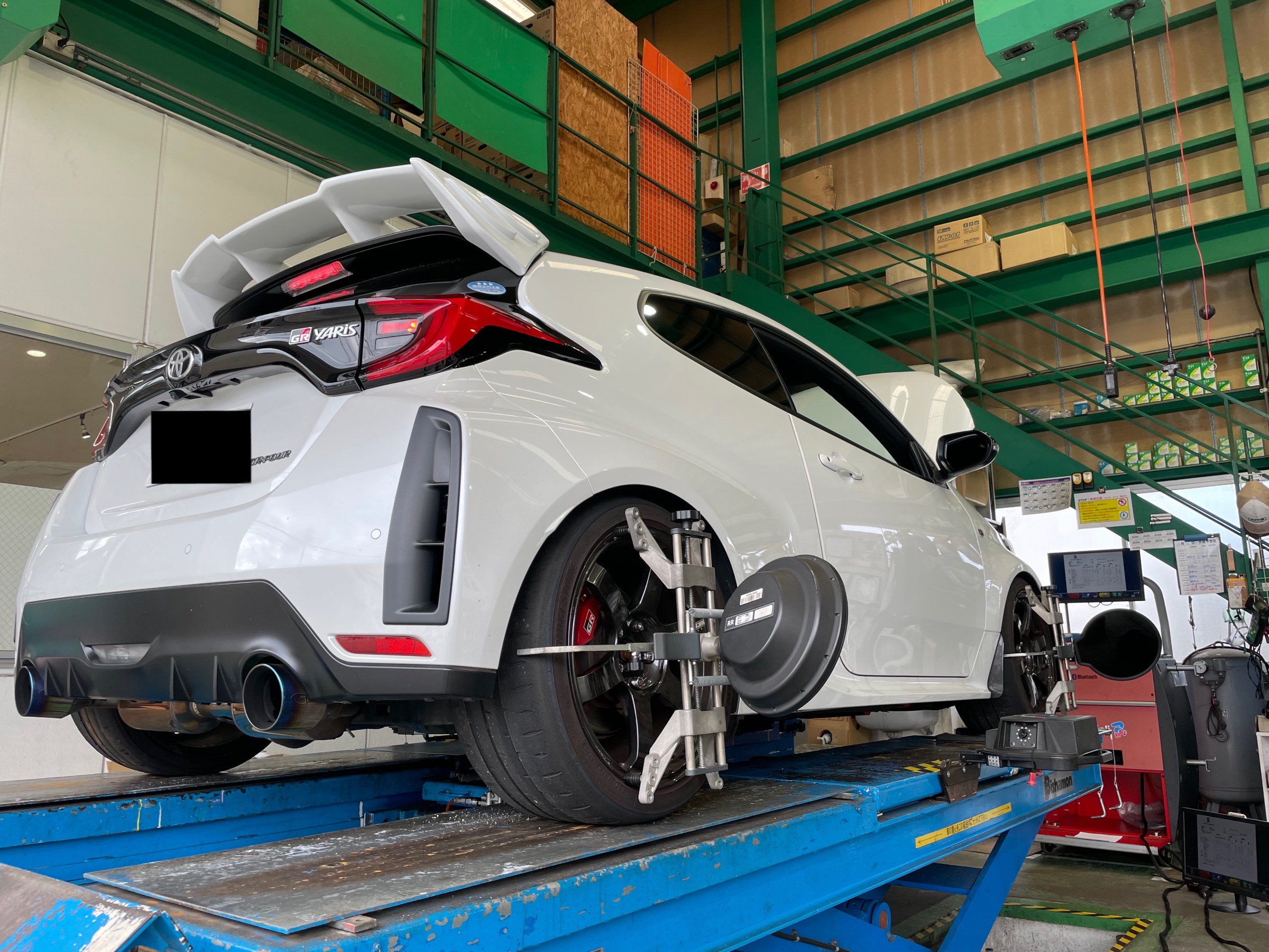 GRヤリス 車高調から車高調へ(^^)/ | トヨタ ヤリス その他 パーツ取付 > 各種用品取付 | サービス事例 | タイヤ館 加古川中央 | 兵庫県のタイヤ、カー用品ショップ タイヤから ...