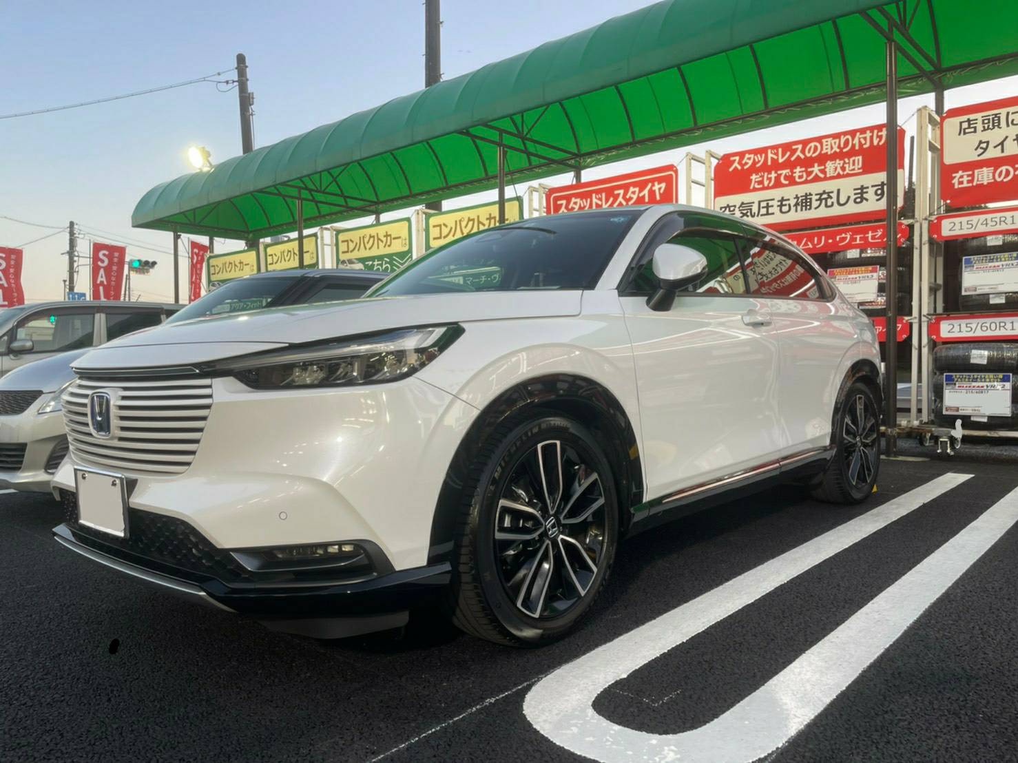 【HONDA・ヴェゼル・RV5】車高調取り付け | 店舗おススメ情報 | タイヤ館 土浦北インター（茨城県）