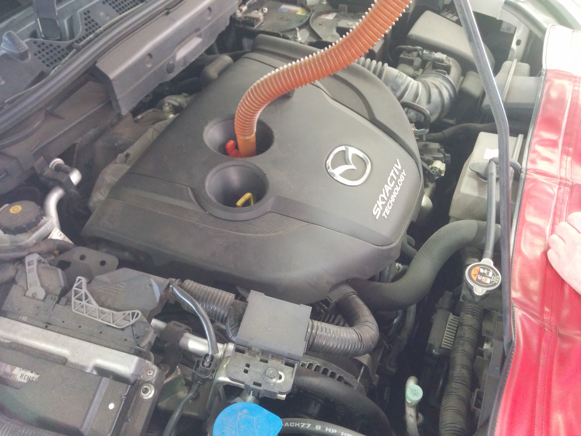 【エンジンオイル交換】マツダ CX-5 LDA-KE2FW | 店舗おススメ情報 | タイヤ館 川西（兵庫県）