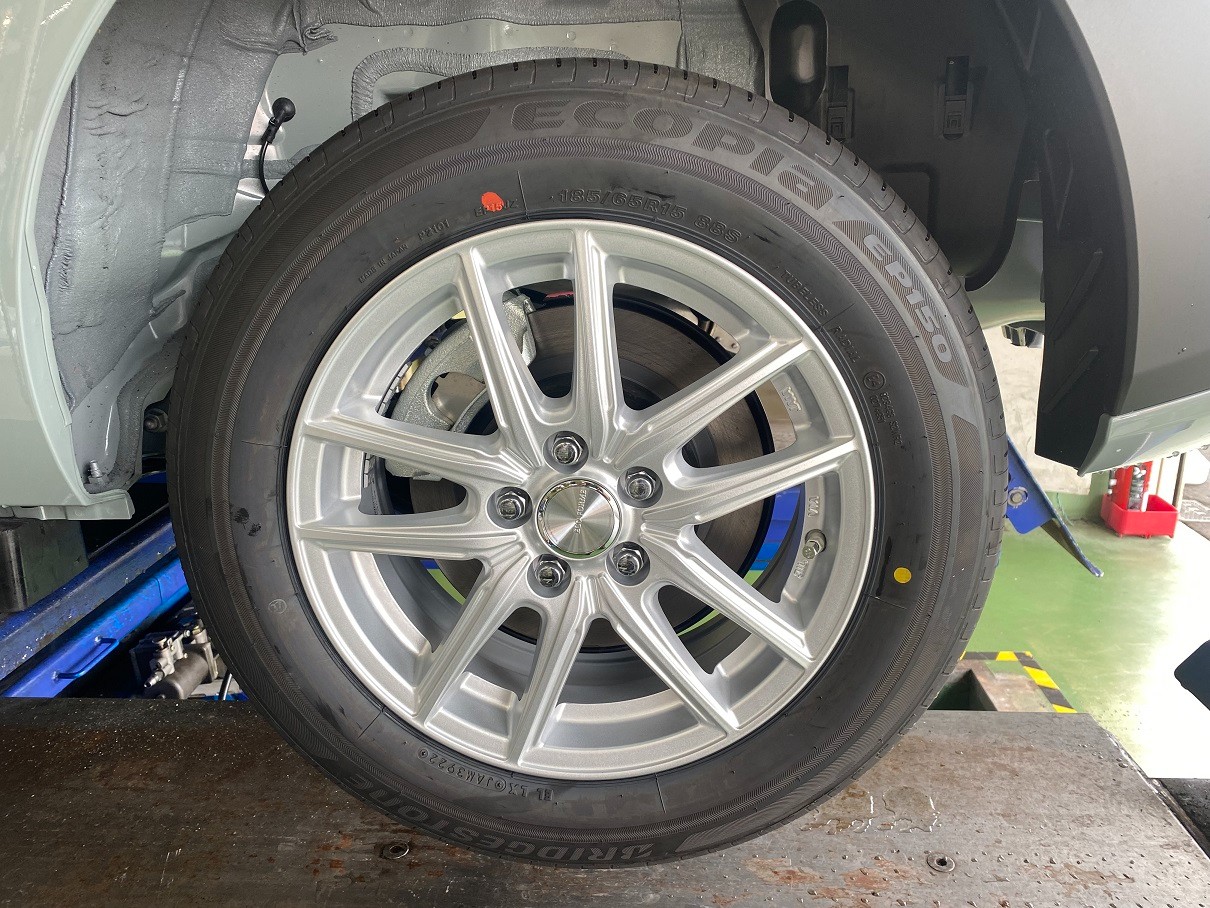 新型シエンタ ホイール＆TPMS 装着 | 店舗おススメ情報 | タイヤ館 保谷（東京都）