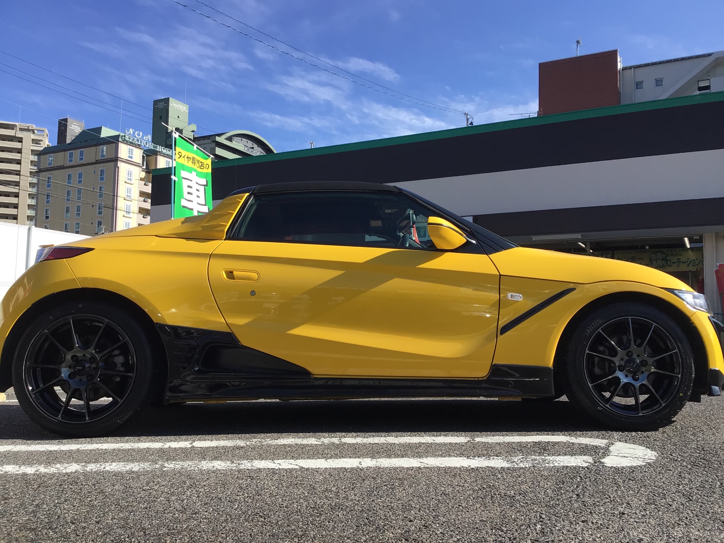 アルミホイール交換作業（ウェッズスポーツ SA25R） ホンダ・S660 | 店舗おススメ情報 | タイヤ館 安城（愛知県）