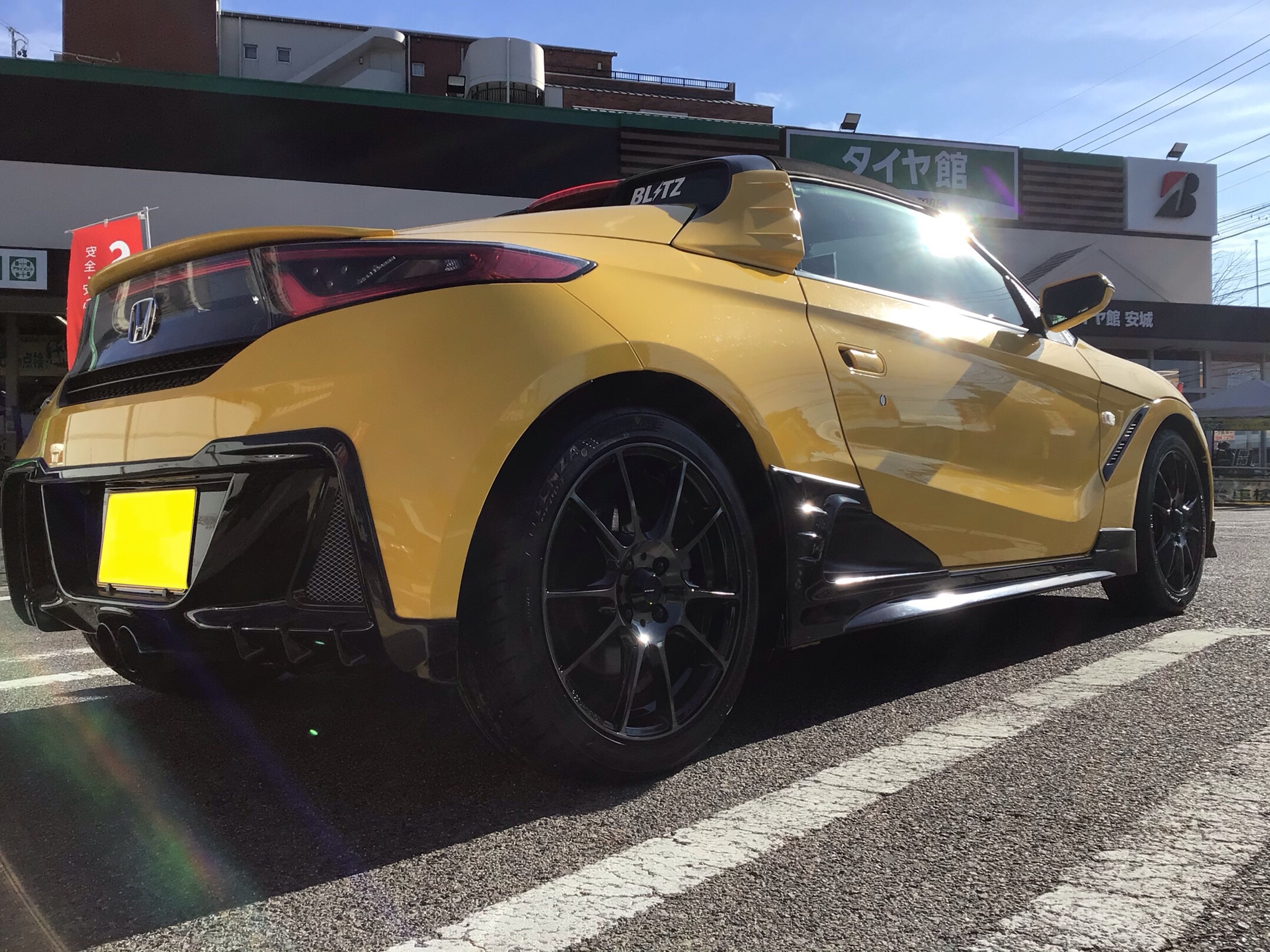 アルミホイール交換作業（ウェッズスポーツ SA25R） ホンダ・S660 | 店舗おススメ情報 | タイヤ館 安城（愛知県）