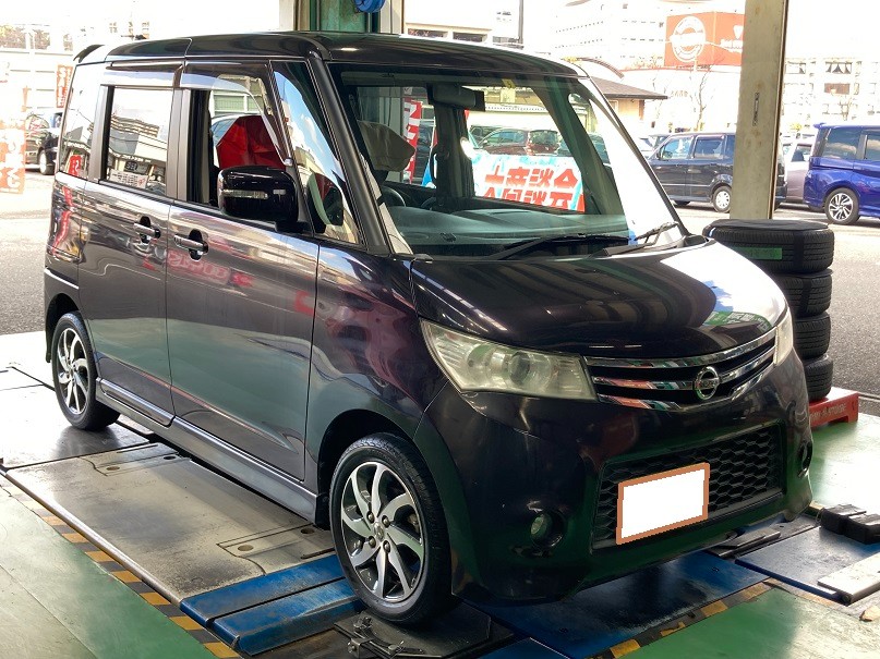 日産 ルークス【 タイヤ交換 】作業紹介♪♪ お買い得タイヤもございます!! | 店舗おススメ情報 | タイヤ館 河内長野（大阪府）