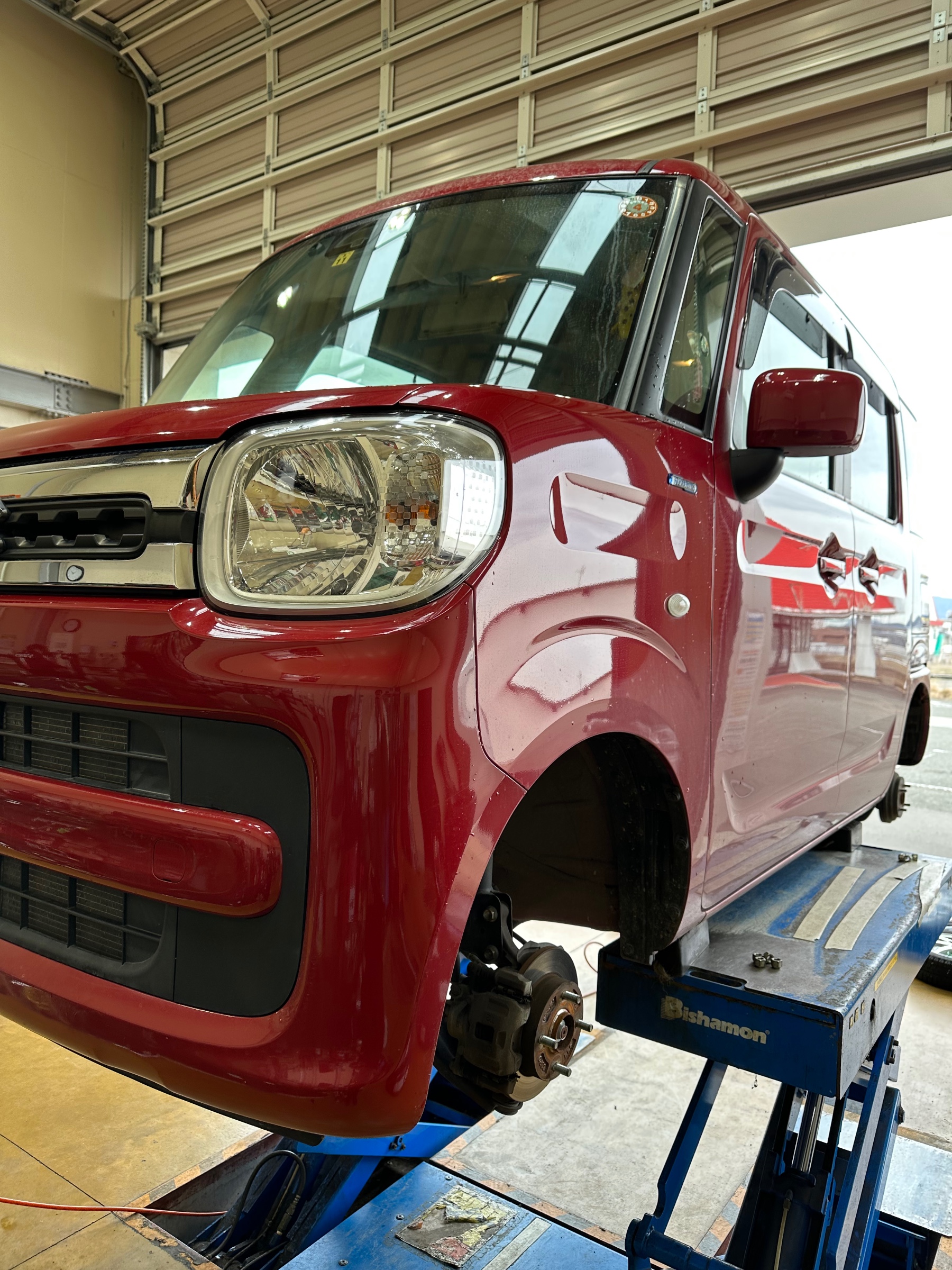 スズキ スペーシア ウルトハブ防錆 施工しました。 | 店舗おススメ情報 | タイヤ館 飯塚（福岡県）