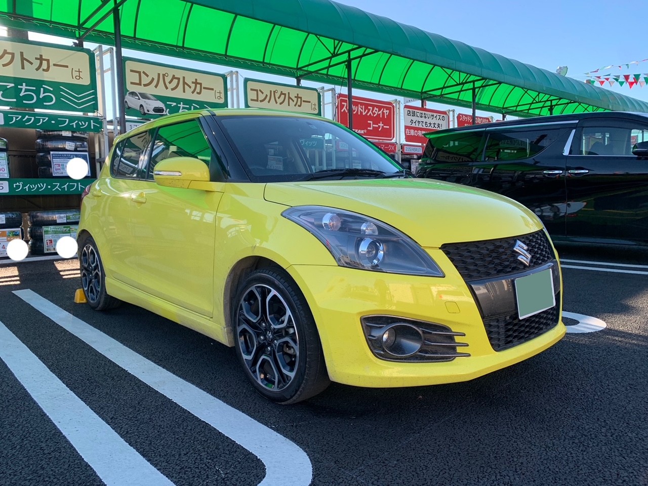 【スズキ・スイフトスポーツ・ZC32S】ドラレコ取付け | 店舗おススメ情報 | タイヤ館 土浦北インター（茨城県）