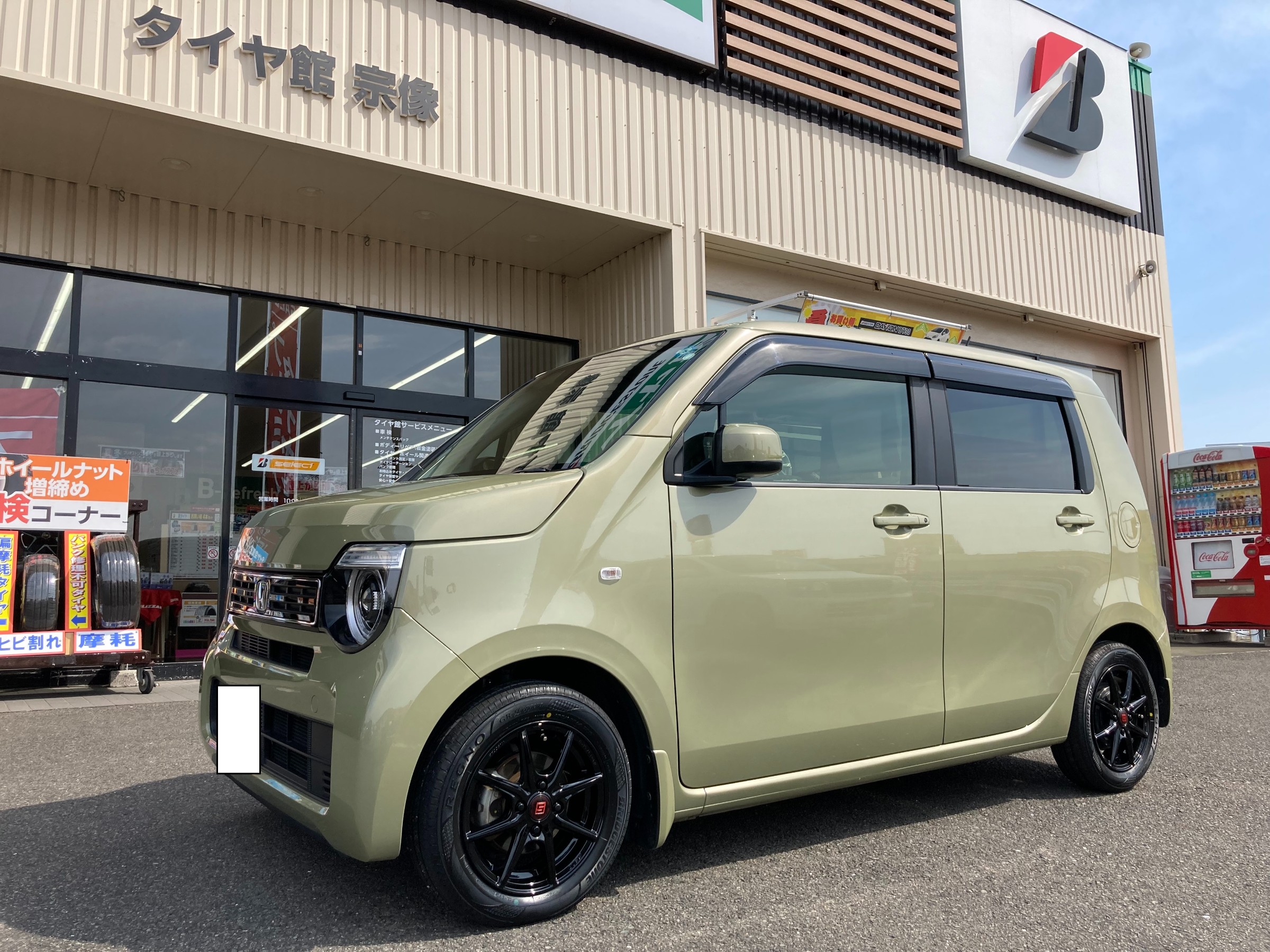 ホンダ Nーワゴン アルミホイール交換 | ホンダ N-WGN ホイール タイヤ・ホイール関連 > タイヤ・ホイール交換 | サービス事例 | タイヤ館 宗像 | タイヤからはじまる、トータル ...