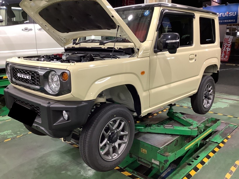 【SUZUKI JB64W ジムニー】エンジンオイル交換 | 店舗おススメ情報 | タイヤ館 静岡中原（静岡県）