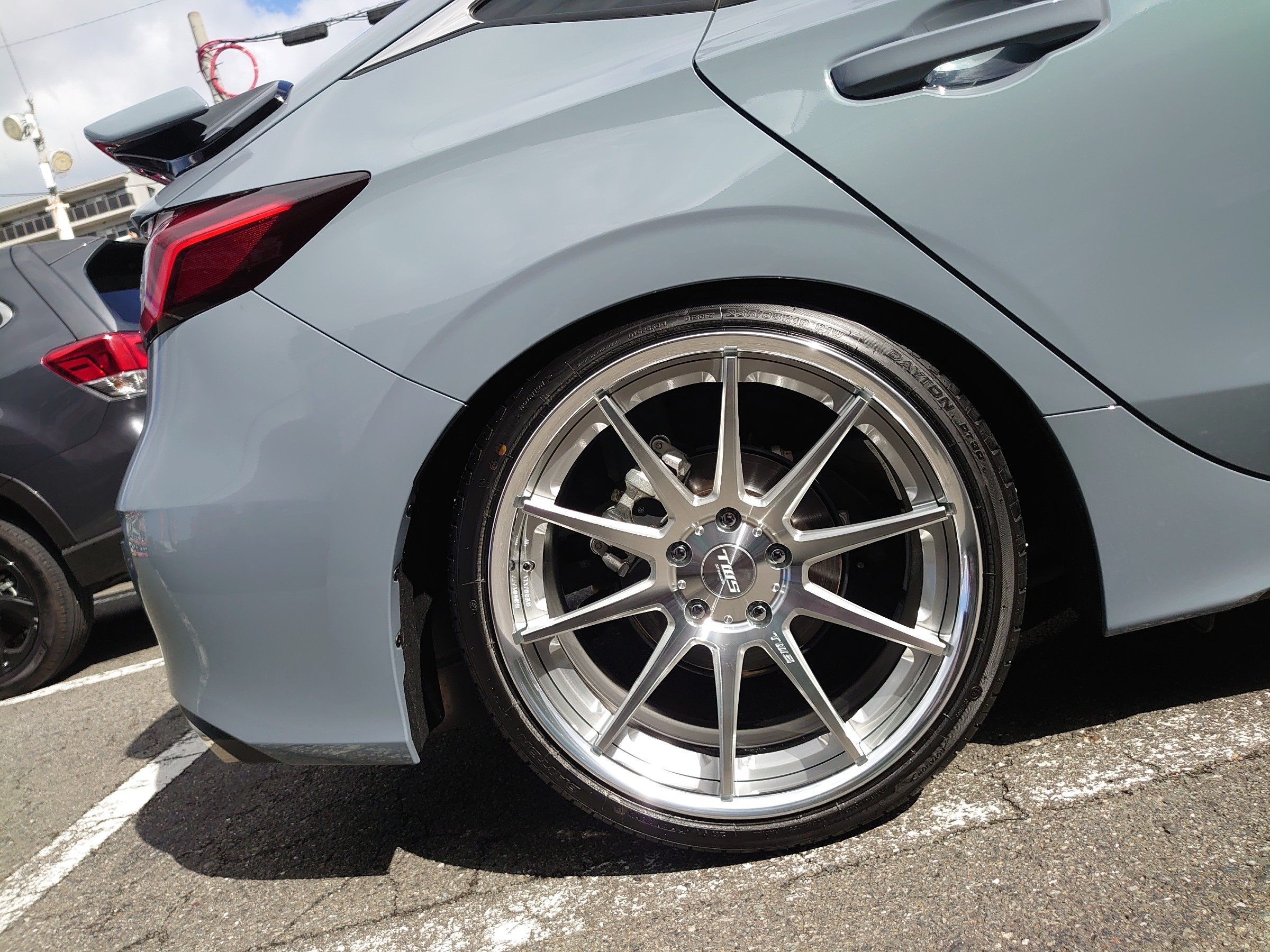 HONDA CIVIC FL1 に TWS Reizend WS10 鍛造ホイール 装着しました！ | ホンダ シビック ホイール タイヤ ...