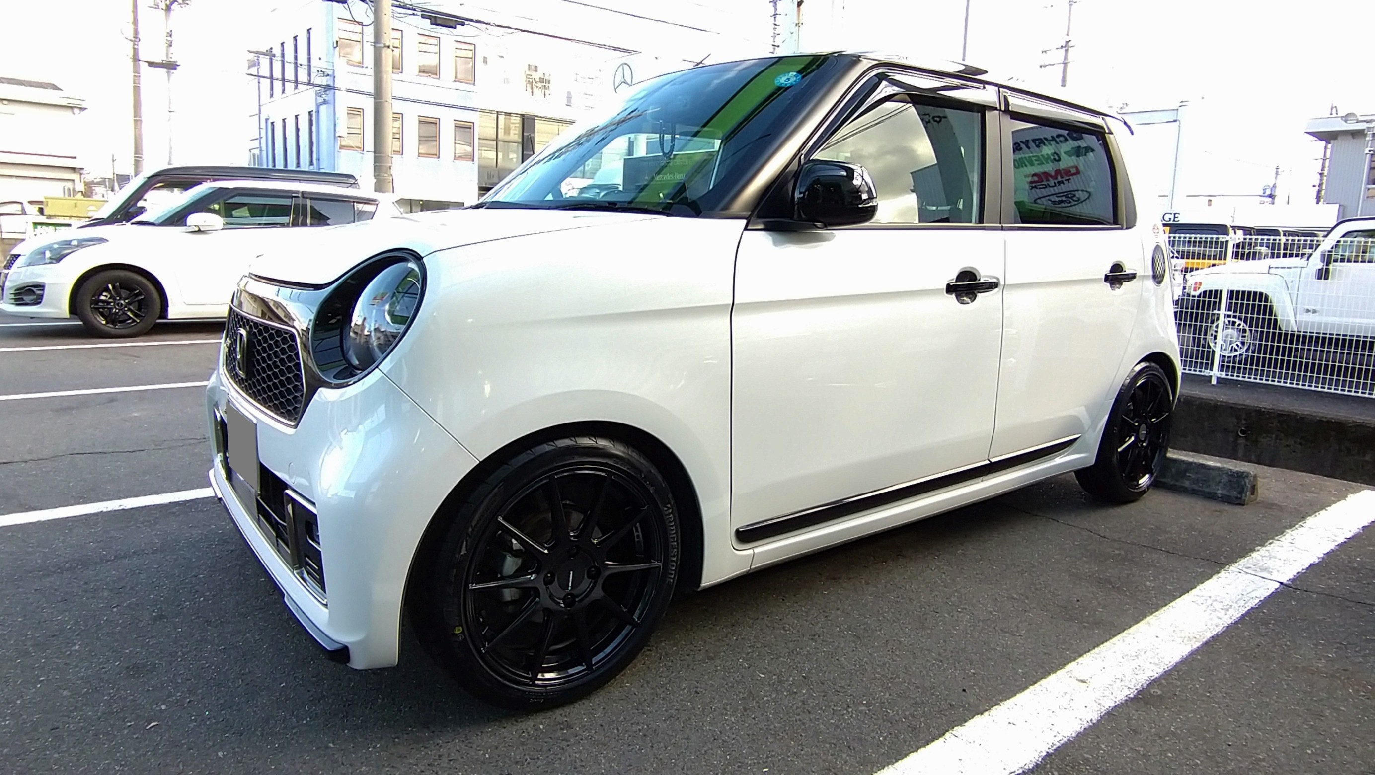 【ホンダN-ONE】ポテンザSW010＆アドレナリンRE004 取り付け☆ | 店舗おススメ情報 | タイヤ館 たわらもと（奈良県）