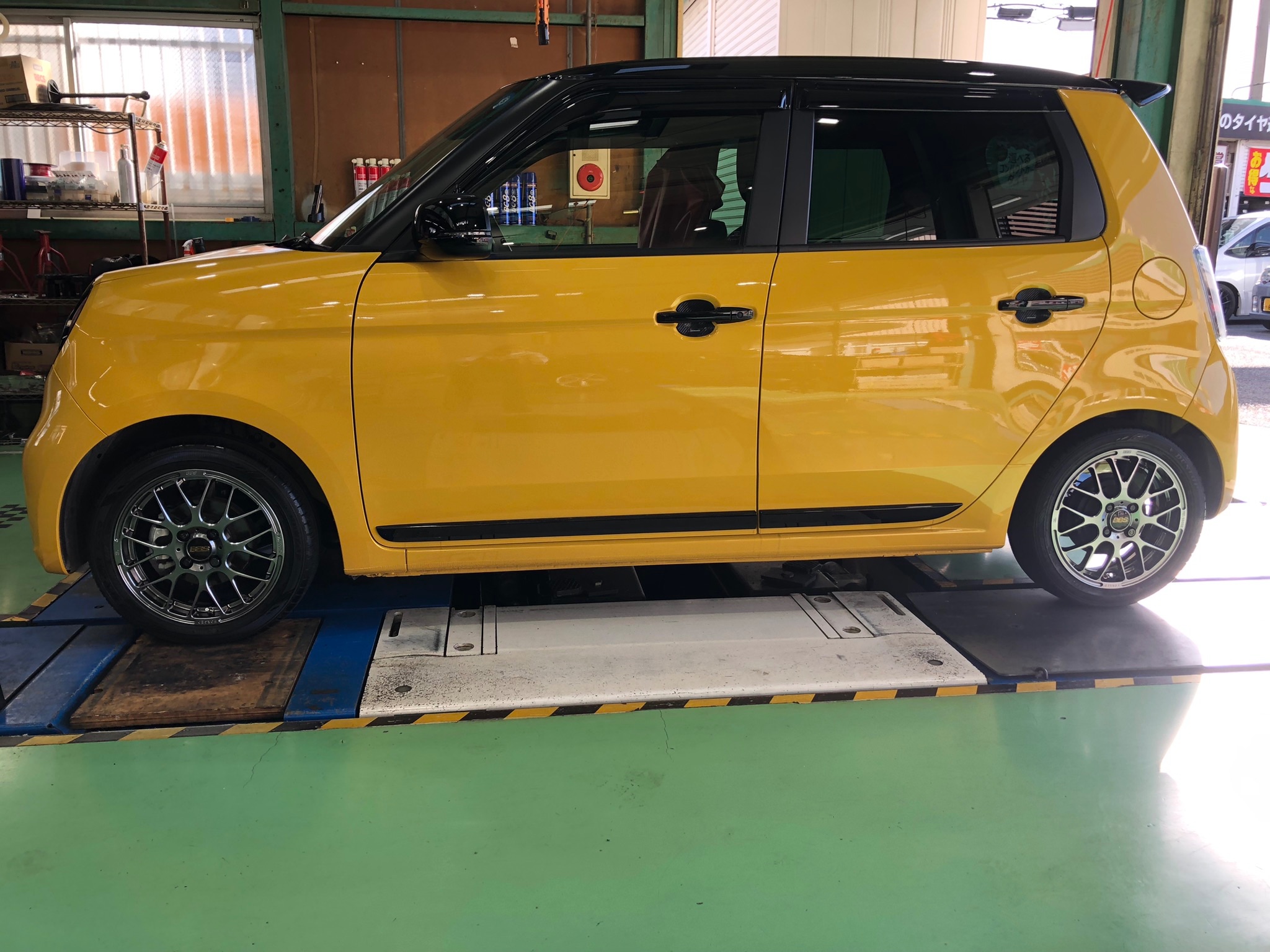 ホンダ N-ONE RSにBBS RP DBカラー15インチ取り付け～♪ | 店舗おススメ情報 | タイヤ館 堺北（大阪府）