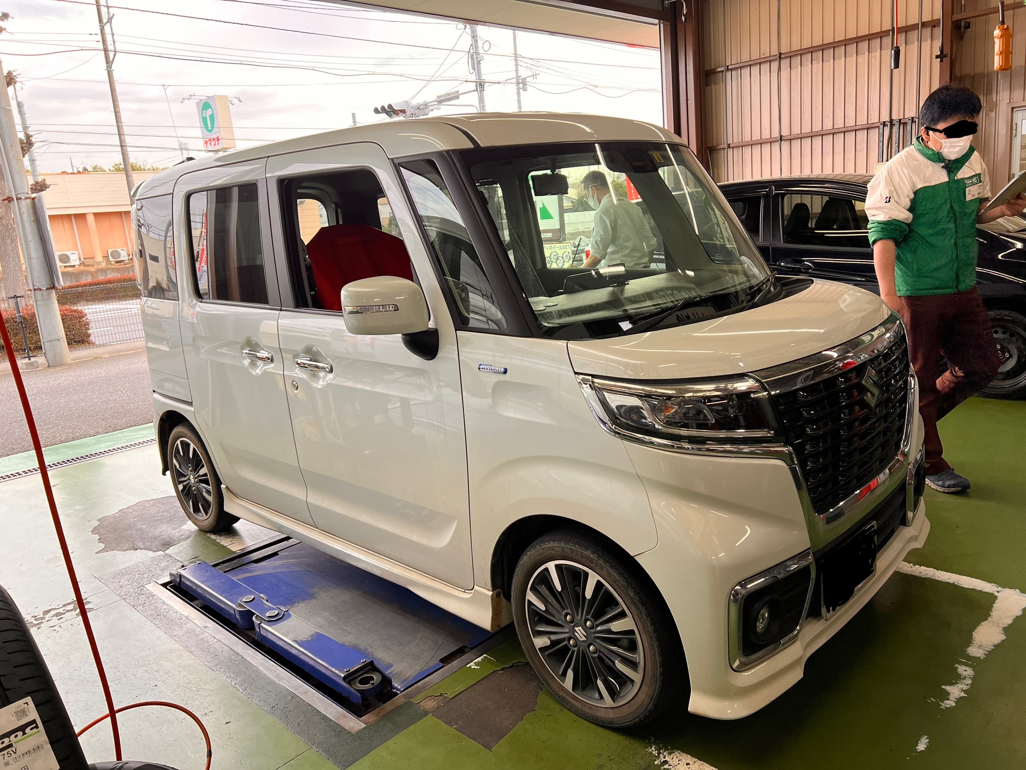 【スズキ スペーシアカスタム MK53S】4本交換 | 店舗おススメ情報 | タイヤ館 うしく上柏田（茨城県）