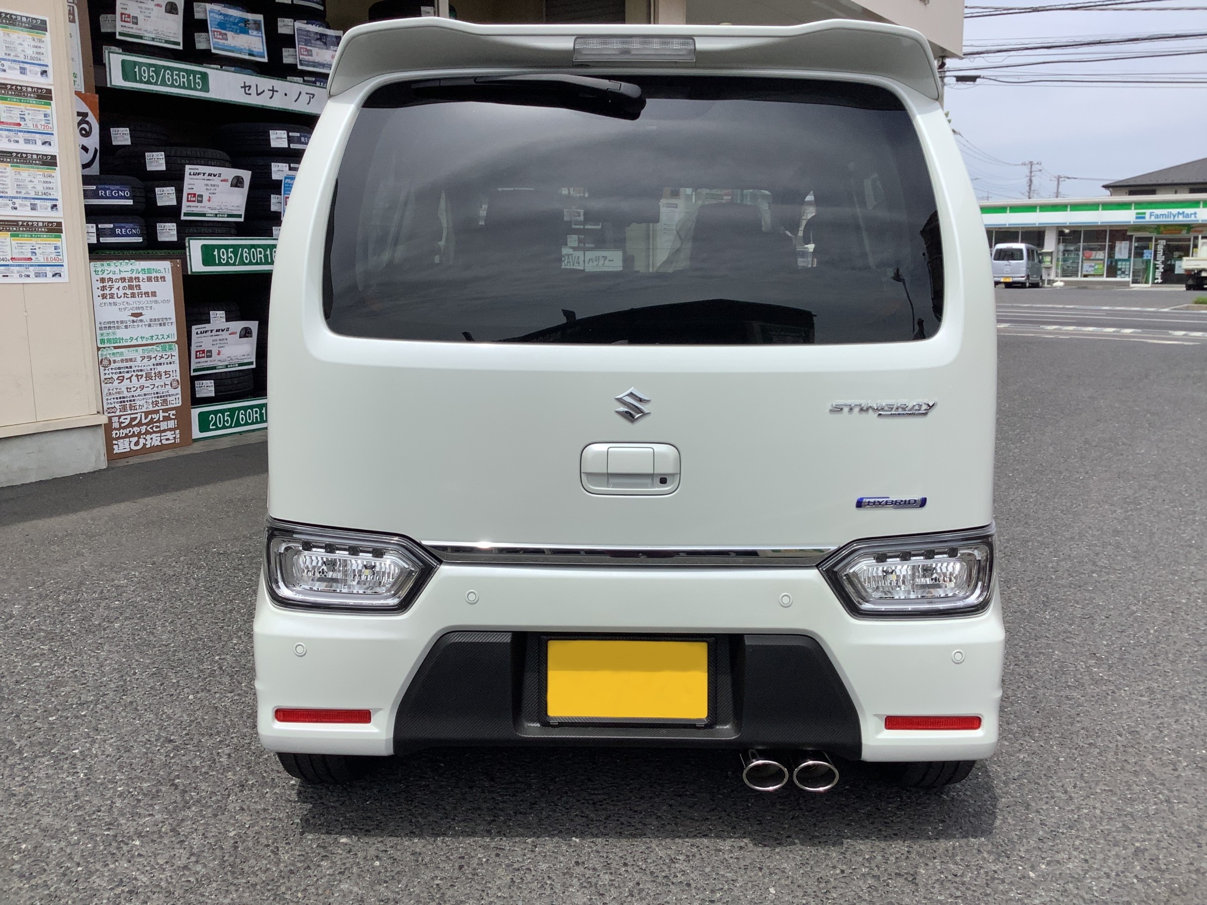 MH55S型ワゴンRスティングレー、切断マフラー交換！ | 店舗おススメ情報 | タイヤ館 おゆみ野（千葉県）