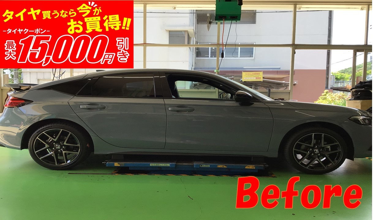 CIVIC【FL1】ｳｪｯｽﾞｽﾎﾟｰﾂ RN－05M ホイール交換 | 店舗おススメ情報 | タイヤ館 北山（京都府）