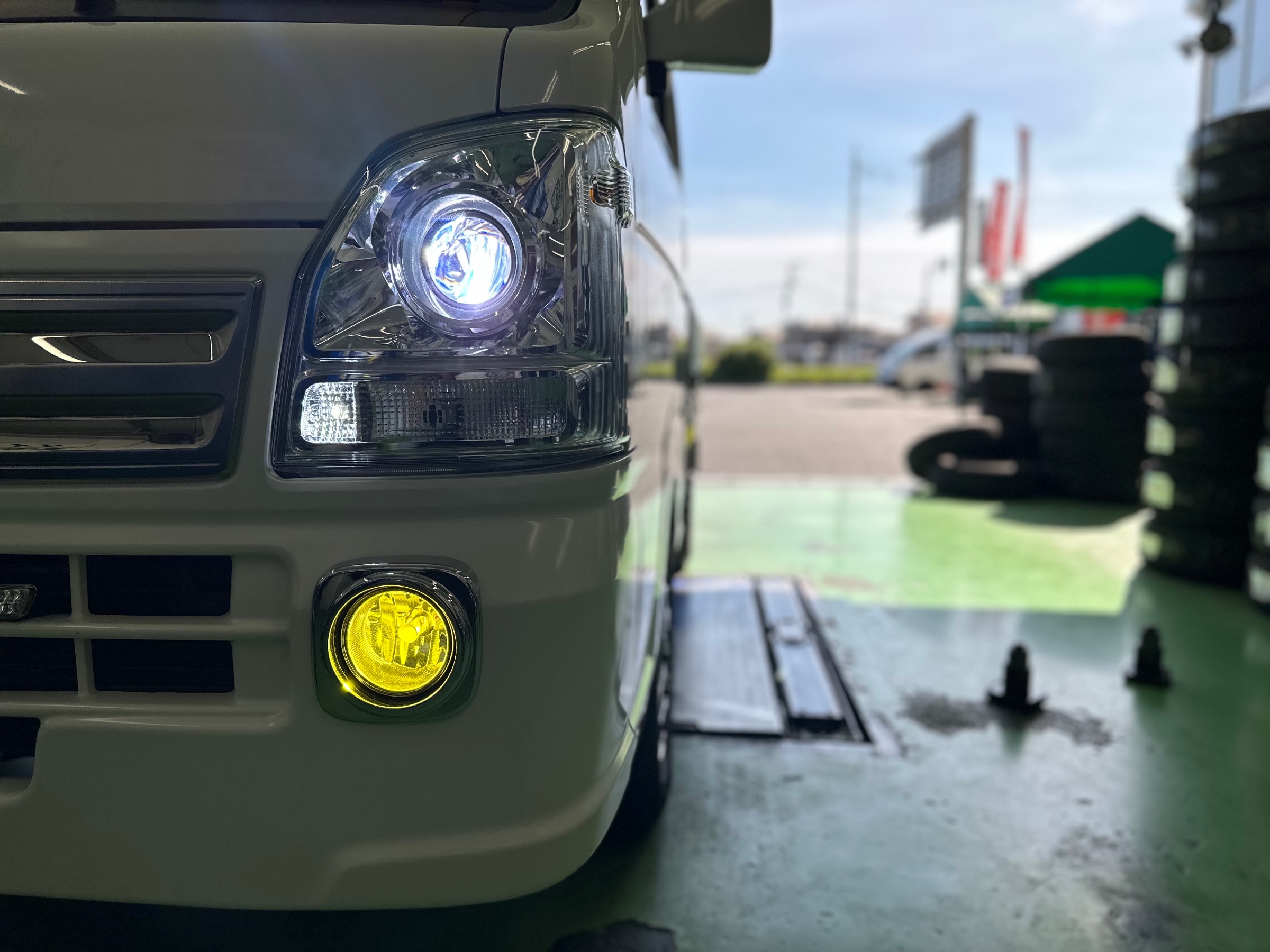 【SUZUKI・CARRY・DA16T】フォグランプ交換 | 店舗おススメ情報 | タイヤ館 土浦北インター（茨城県）