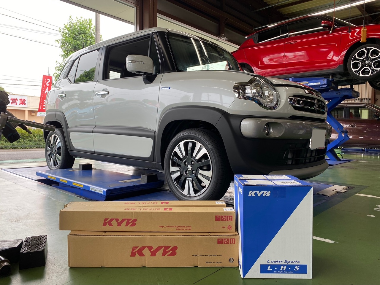 【スズキ・クロスビー・MN71S】足回り交換★ | 店舗おススメ情報 | タイヤ館 うしく上柏田（茨城県）