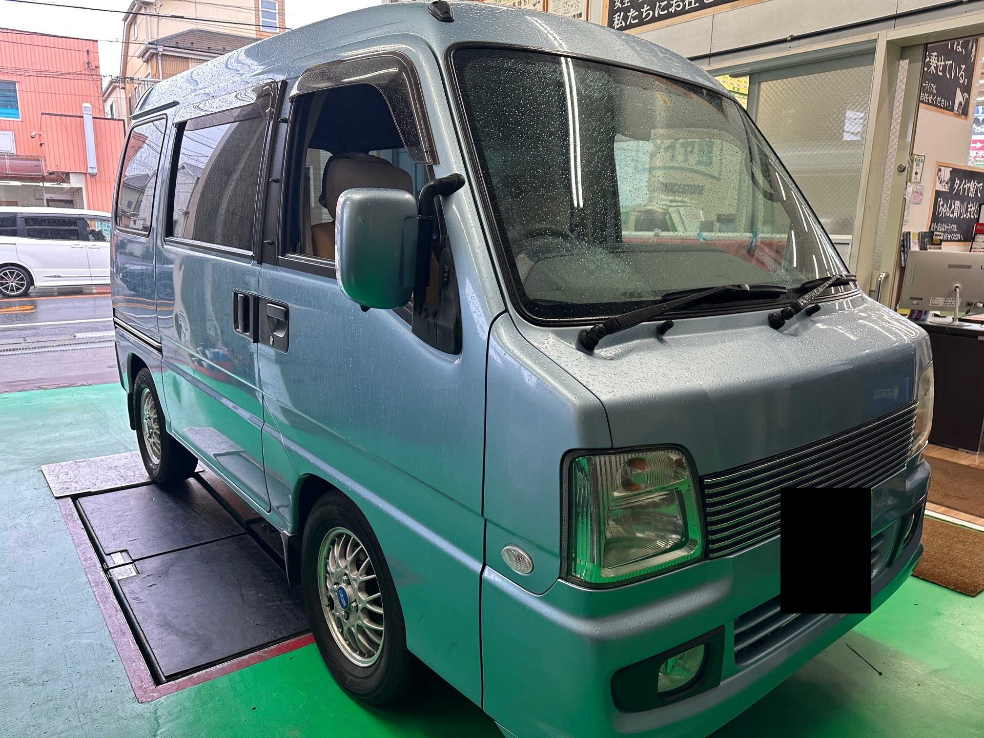 スバル サンバー（TW2） 足回りリフレッシュ＆タイロッド交換 | 店舗おススメ情報 | タイヤ館 瀬谷（神奈川県）