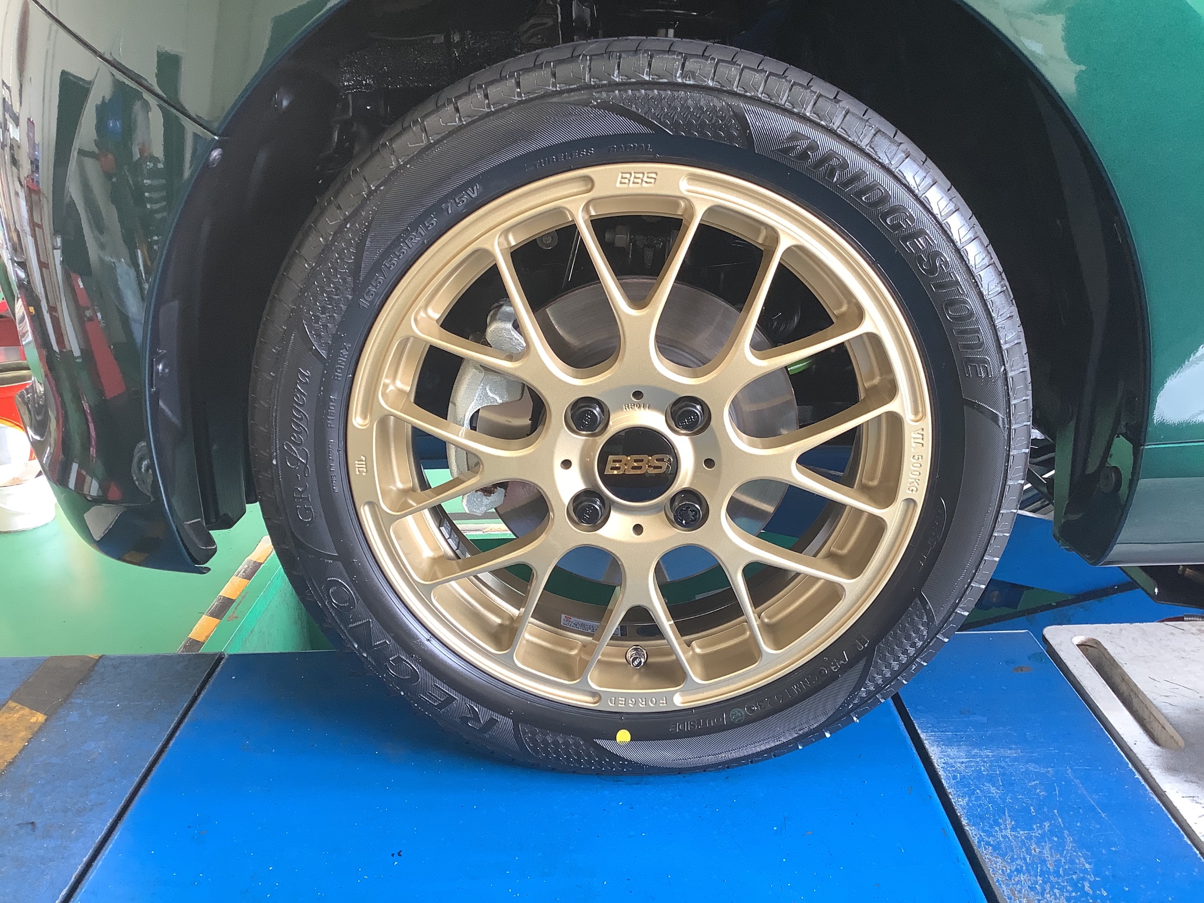 【ダイハツ コペン】タイヤ＆ホイール交換！！ REGNO GRｰLEGGERA 165/55R15× BBS RP011！！ | 店舗おススメ情報 | タイヤ館 交野（大阪府）