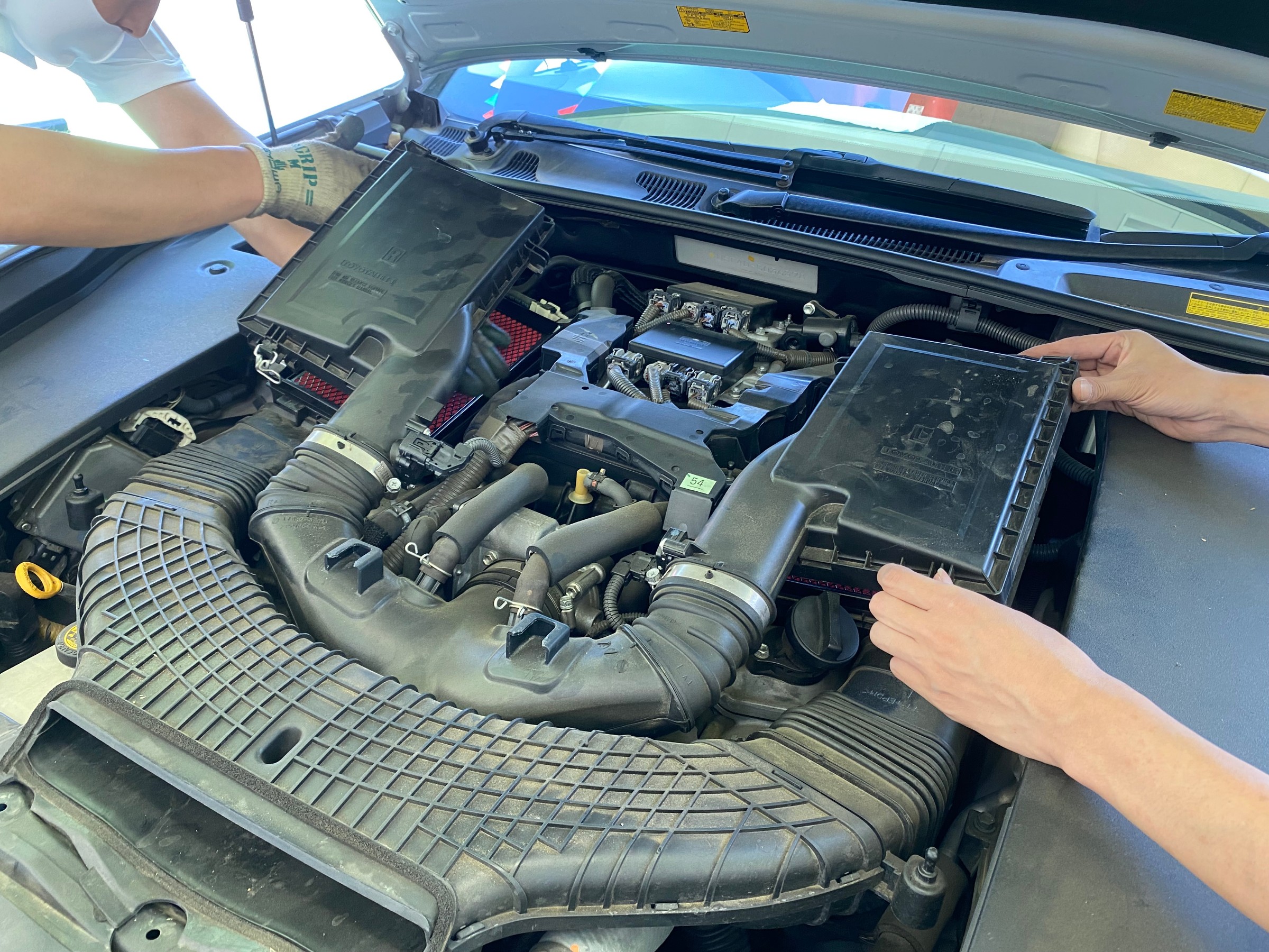 【レクサス USF40 LS460】エアコンフィルター・エアーエレメント交換 | 店舗おススメ情報 | タイヤ館 阿見（茨城県）