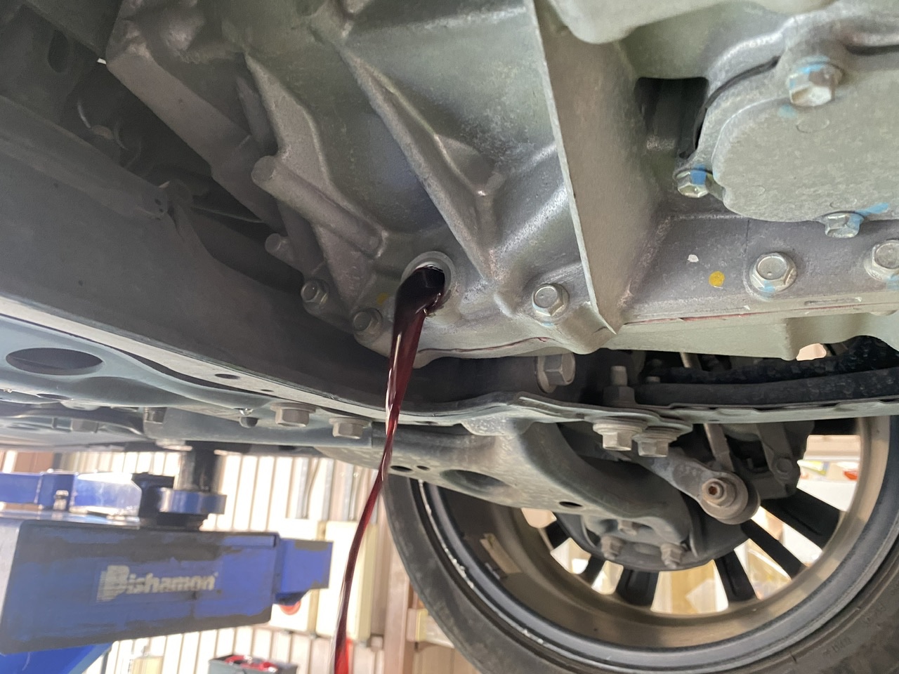 【トヨタ・SAI・AZK10】ATF交換を実施しました☆ | 店舗おススメ情報 | タイヤ館 うしく上柏田（茨城県）