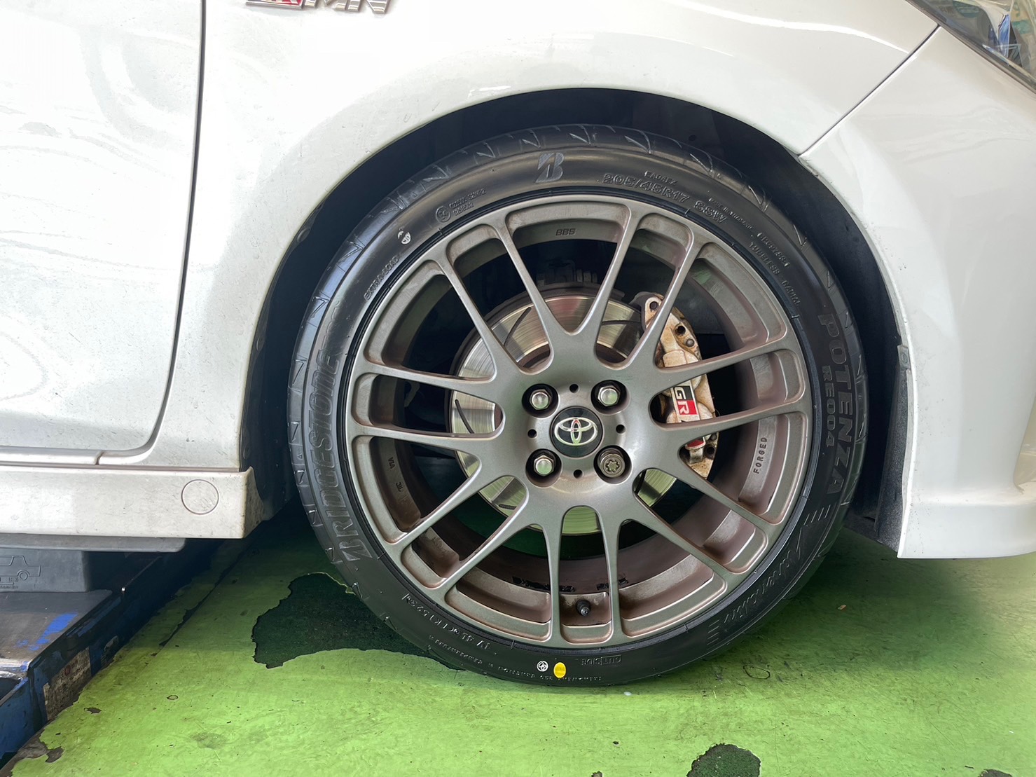トヨタ・ヴィッツGRMN・NCP131 】タイヤ交換 | 店舗おススメ情報 | タイヤ館 土浦北インター
