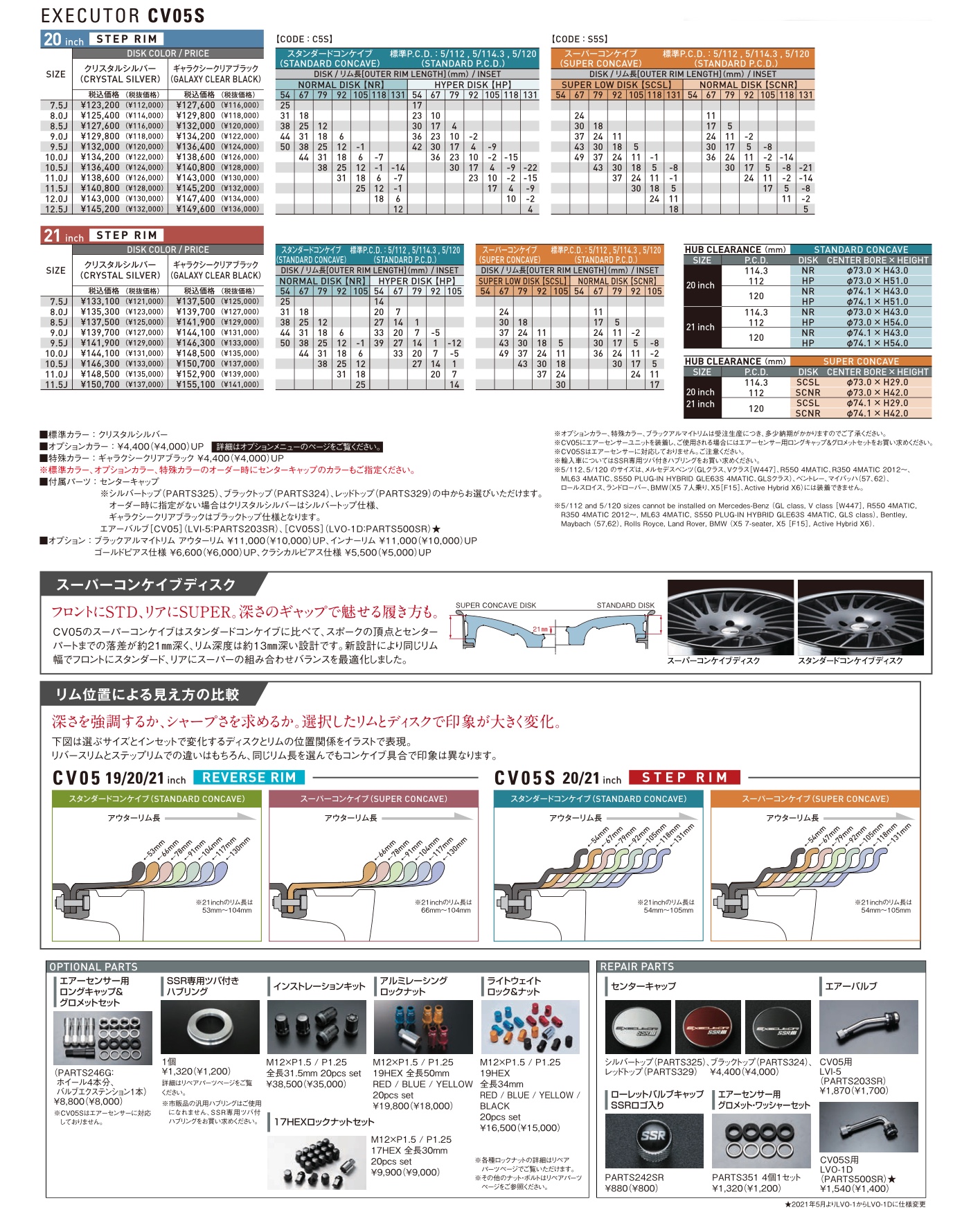アルミホイール紹介〜タナベさんのSSRブランド EXECUTOR CV05/05S | 店舗おススメ情報 | タイヤ館 下松（山口県）
