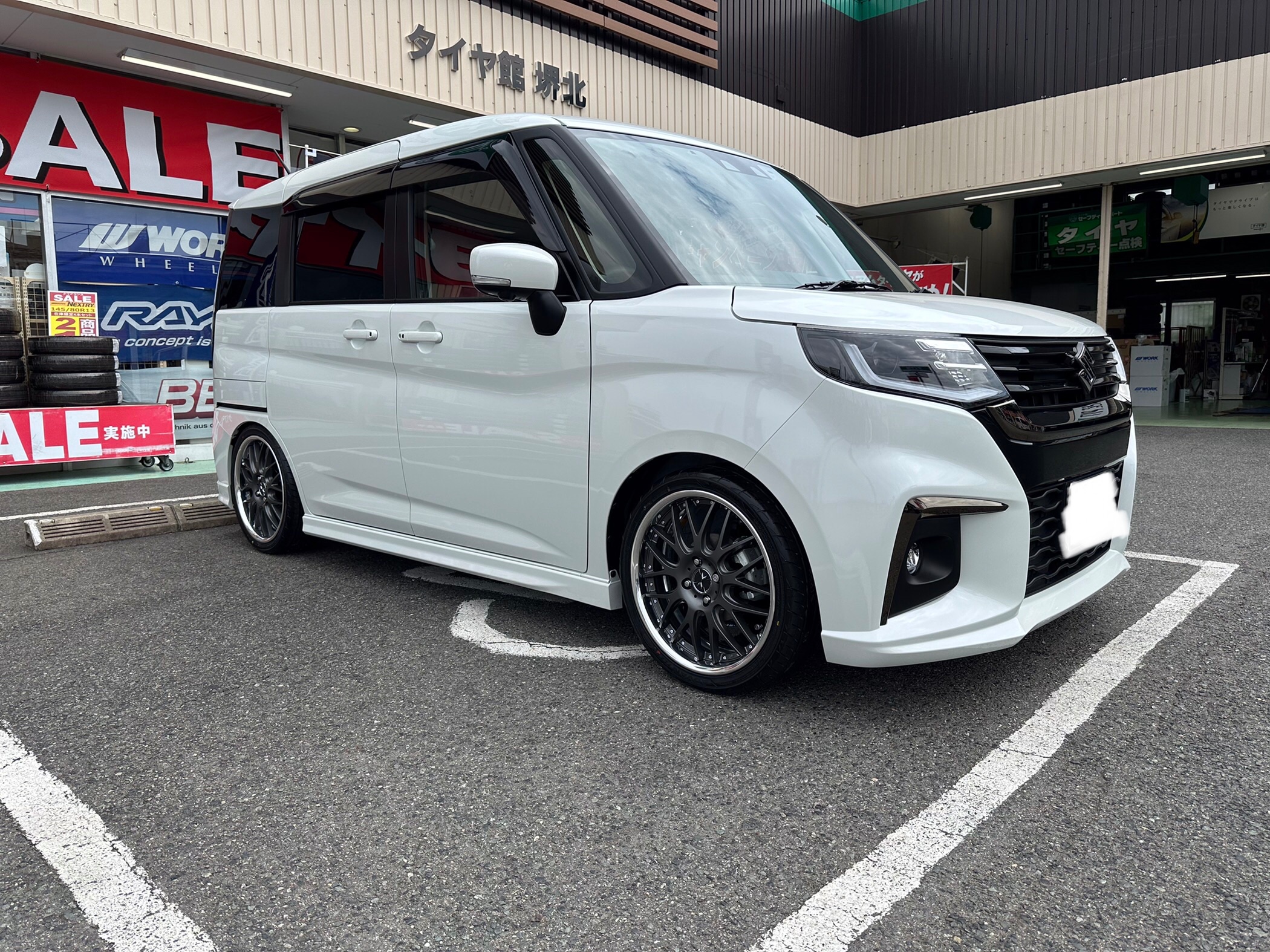 スズキ MA47S ソリオにRS-R BESTi C＆K Weds MAVERICK 709M 17インチ取り付け～♪ | 店舗おススメ情報 | タイヤ館 堺北（大阪府）