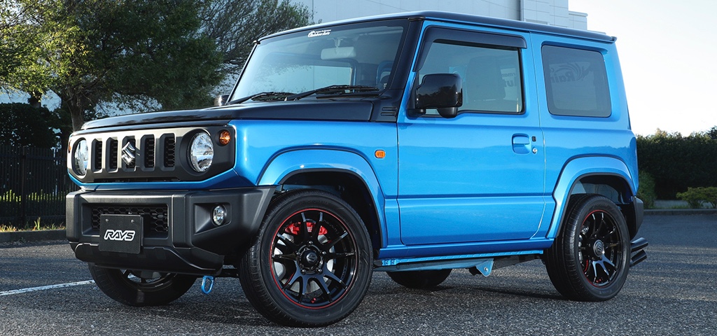 スズキ ジムニー JB64型 RAYSさんのグラムライツ57JVを比べてみましょう♪ | 店舗おススメ情報 | タイヤ館 下松（山口県）