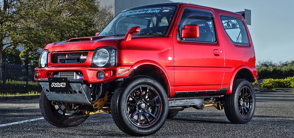 スズキ ジムニー JB64型 RAYSさんのグラムライツ57JVを比べてみましょう♪ | 店舗おススメ情報 | タイヤ館 下松（山口県）