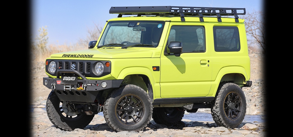 スズキ ジムニー JB64型 RAYSさんのグラムライツ57JVを比べてみましょう♪ | 店舗おススメ情報 | タイヤ館 下松（山口県）