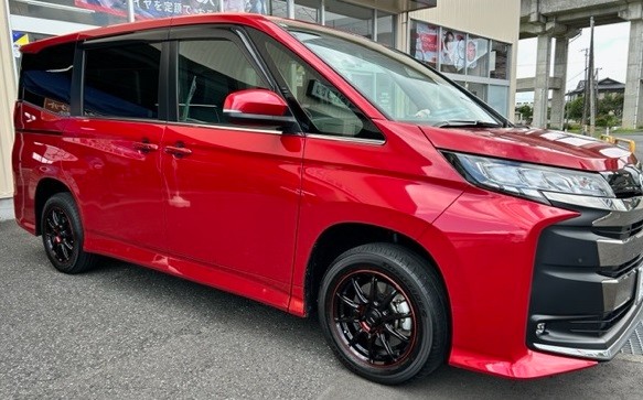 新型『ノア』のホイール交換！『Gスピード P-05R』装着！ | 店舗おススメ情報 | タイヤ館 一関（岩手県）