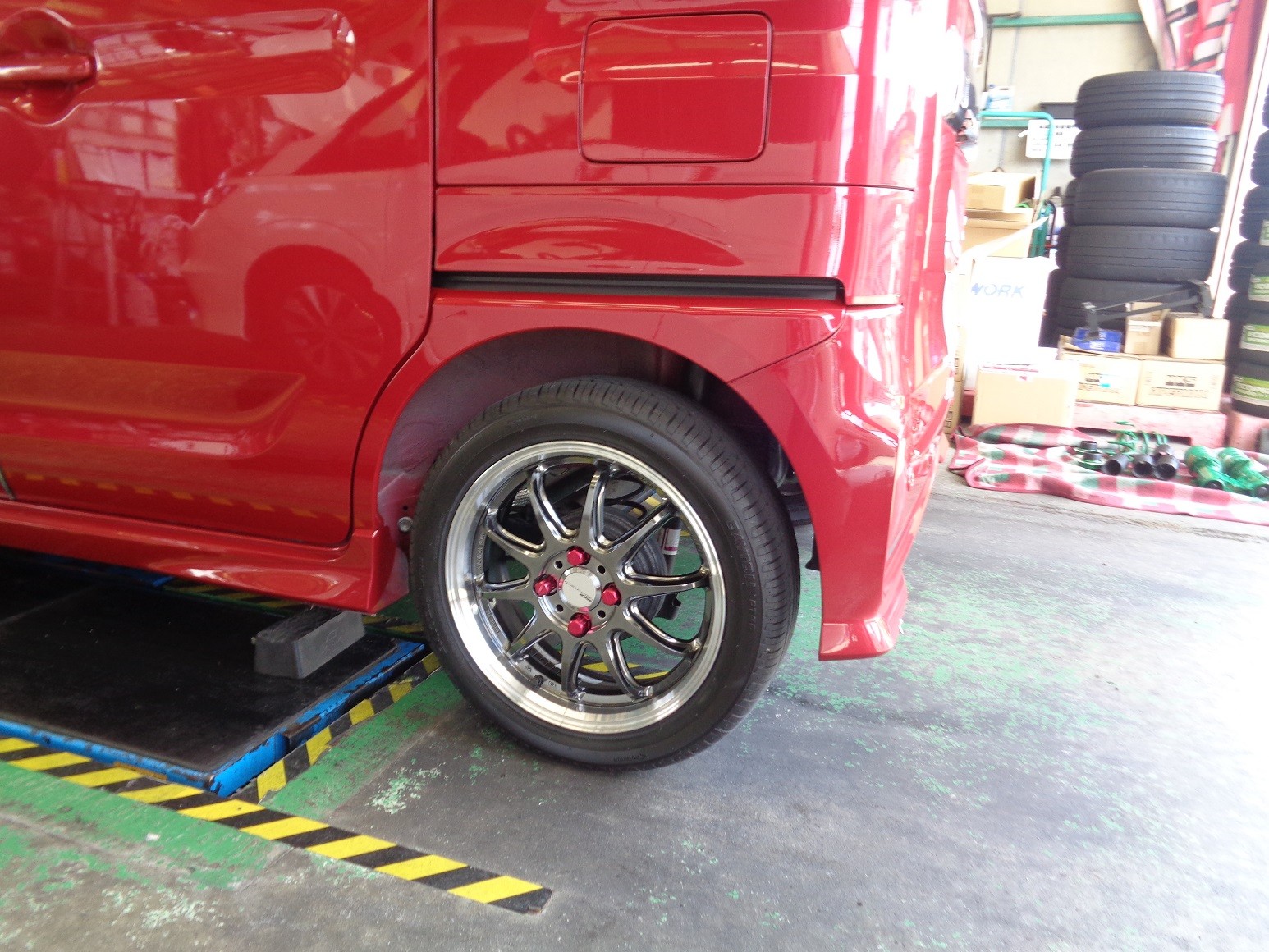 MK53型スペーシア TEIN FLEX Zでローダウン♪ | 店舗おススメ情報 | タイヤ館 加古川中央（兵庫県）