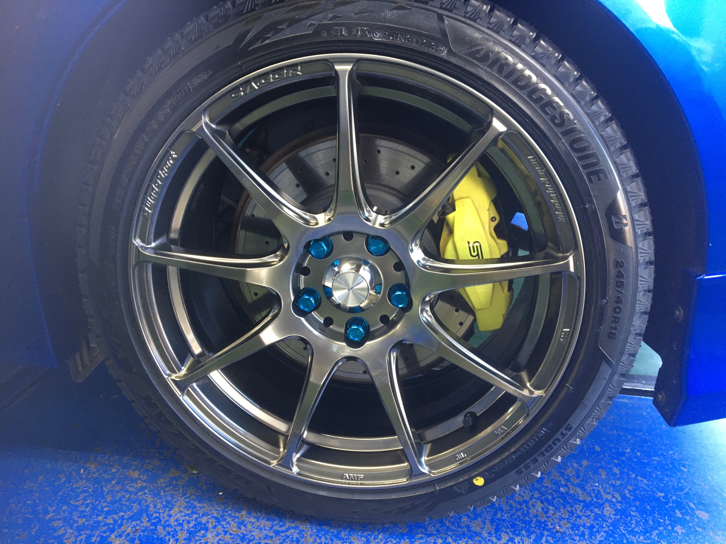 【スバル・WRXSIT VAB】 タイヤ・ホイールセット取り付け | 店舗おススメ情報 | タイヤ館 うしく上柏田（茨城県）