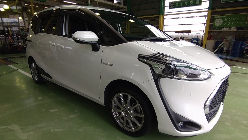 【シエンタ】新製品「エコフォルムSE-23」 取付させて頂きました★ | 店舗おススメ情報 | タイヤ館 たわらもと（奈良県）