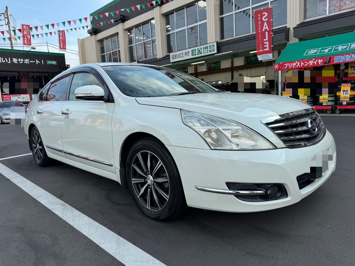 【ニッサン J32 ティアナ】オイルエレメント、V20フラッシングのご紹介です | 店舗おススメ情報 | タイヤ館 阿見（茨城県）