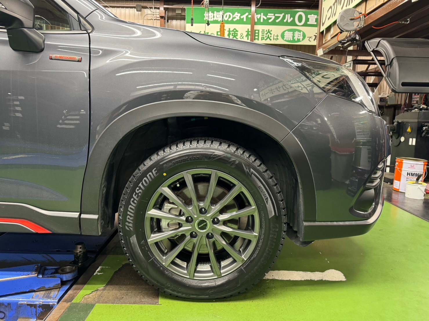 【SUBARU・フォレスター・5BA-SK9】タイヤホイールセット取り付け | 店舗おススメ情報 | タイヤ館 うしく上柏田（茨城県）